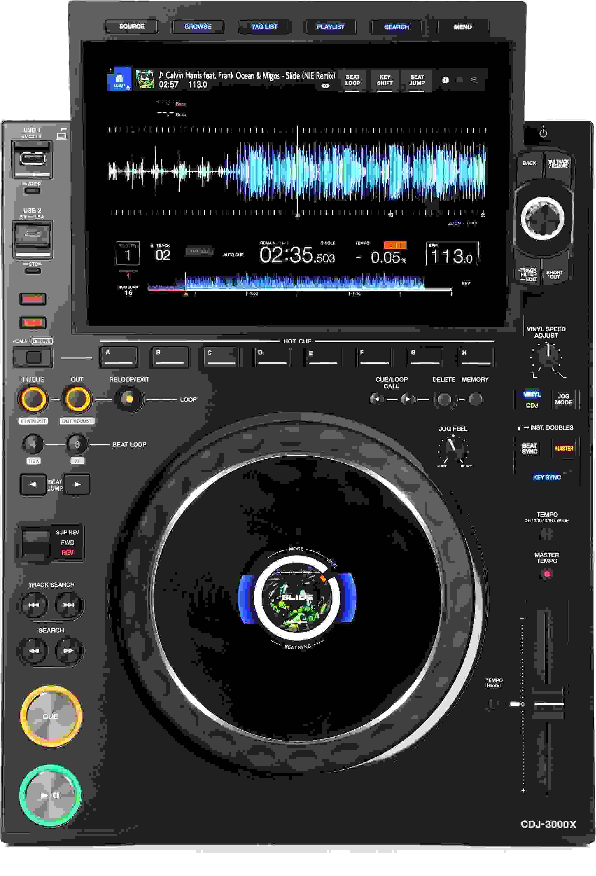 AlphaTheta CDJ-3000X Professional DJ Media Player | Sweetwater