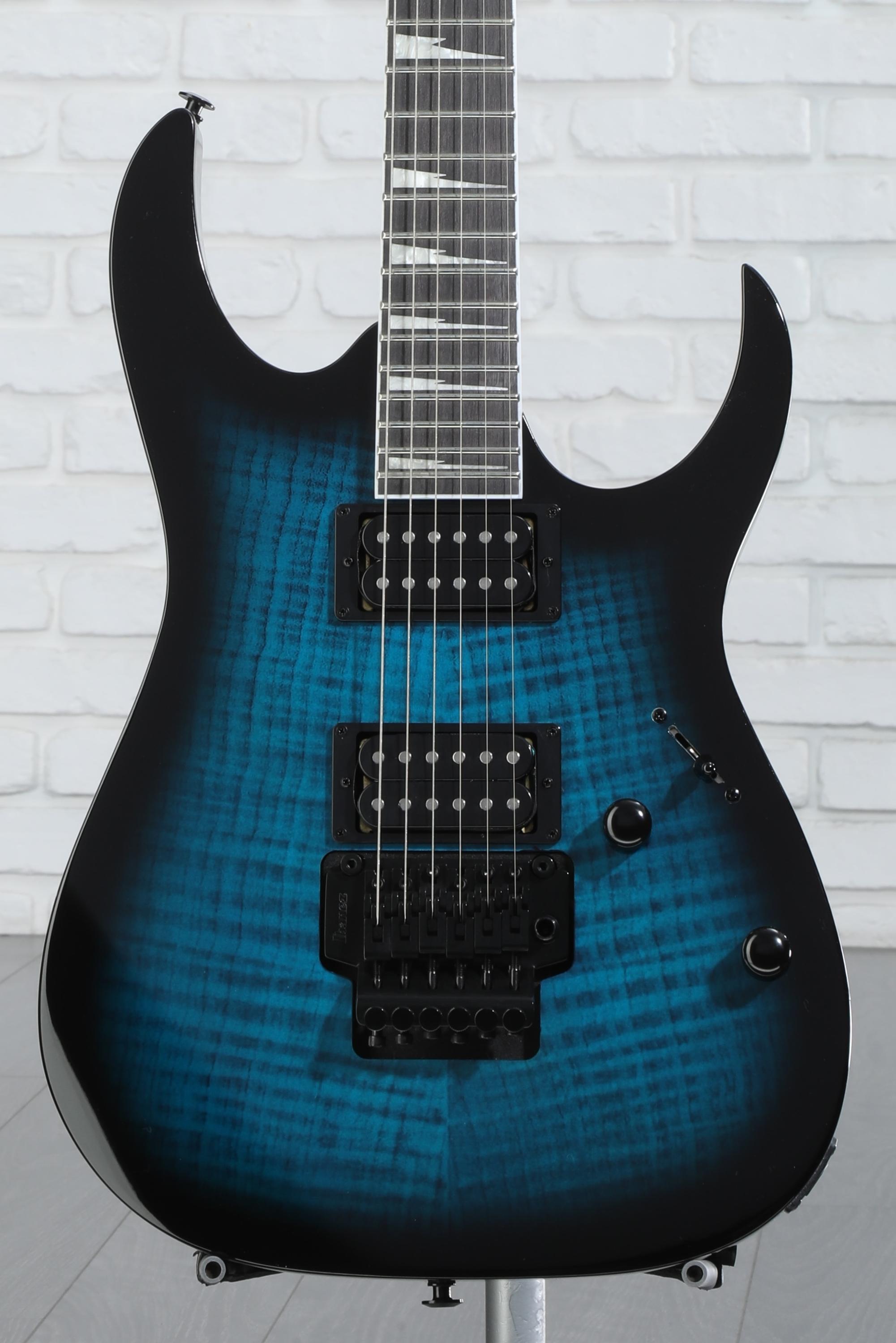 Ibanez Gio RG320FAT Electric Guitar - Transparent Blue Sunburst ...