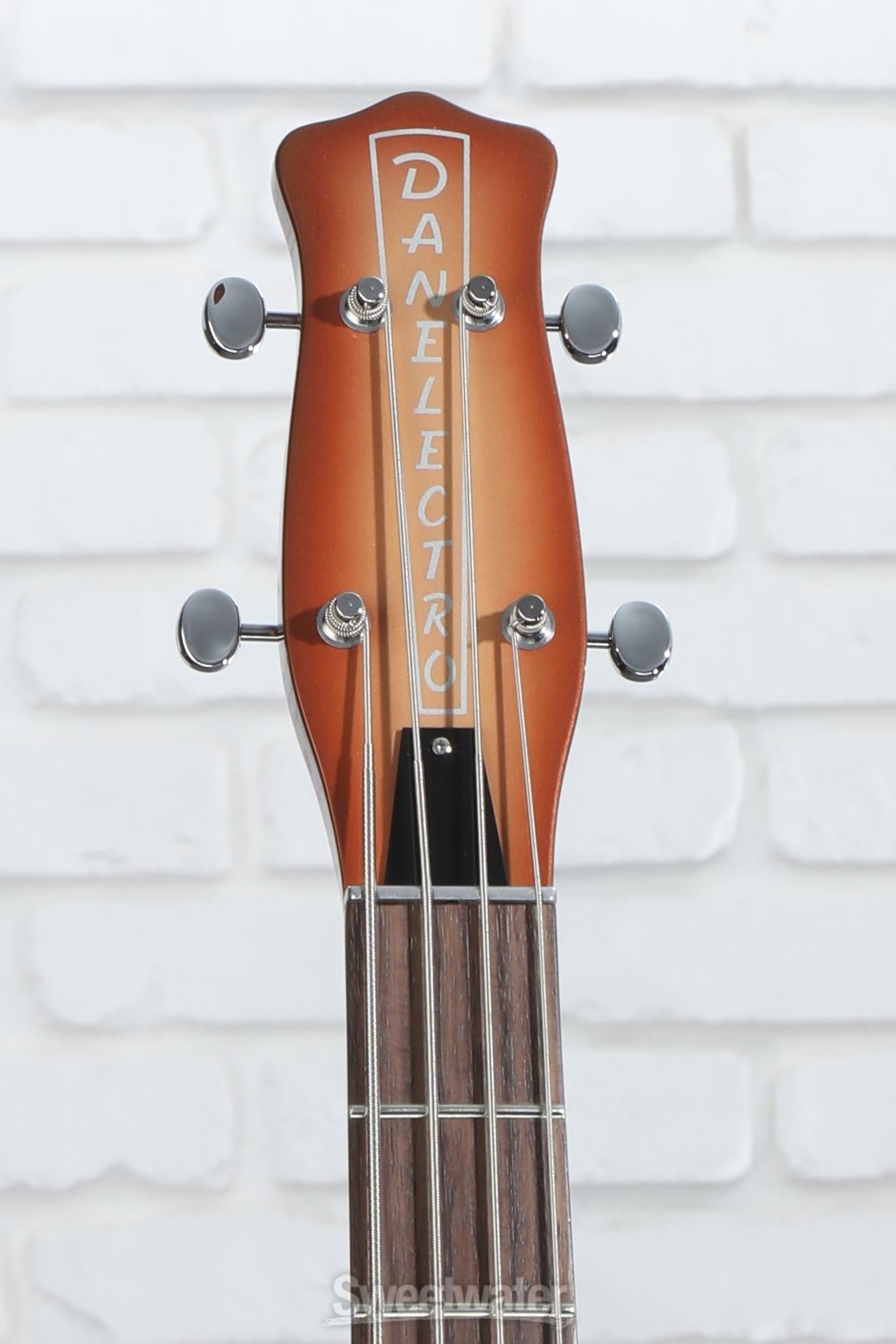 Danelectro Longhorn Bass Guitar - Copper Burst | Sweetwater