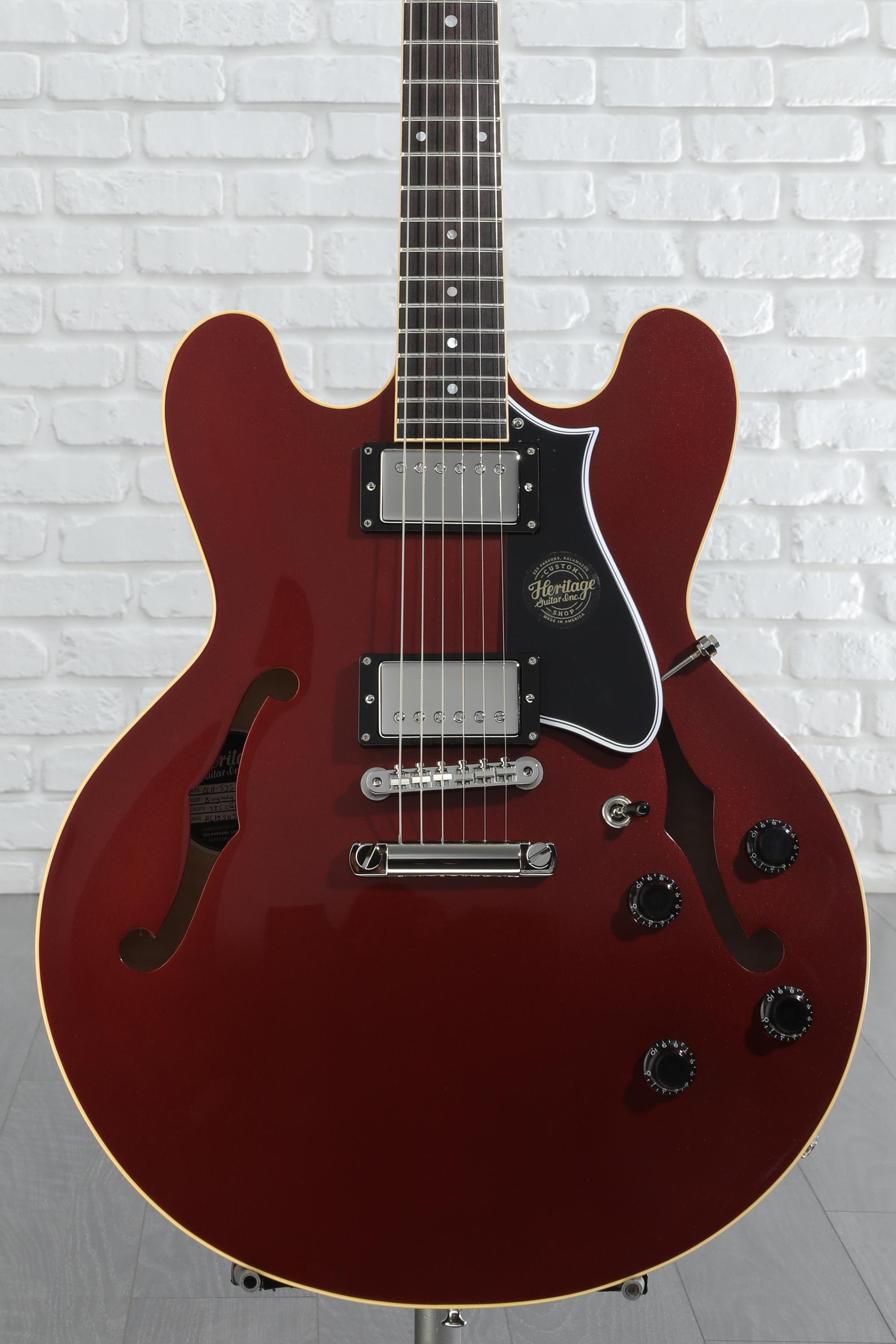 Heritage Factory Special Custom Core H-535 Electric Guitar - Burgundy ...