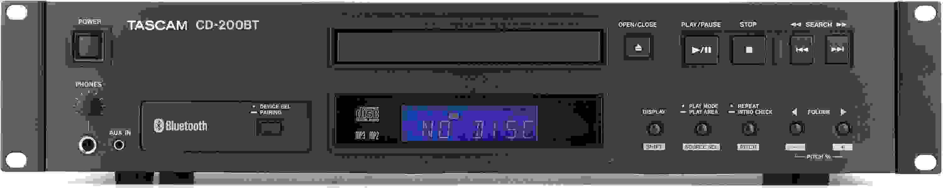 TASCAM CD-200BT CD Player/ Bluetooth Receiver | Sweetwater