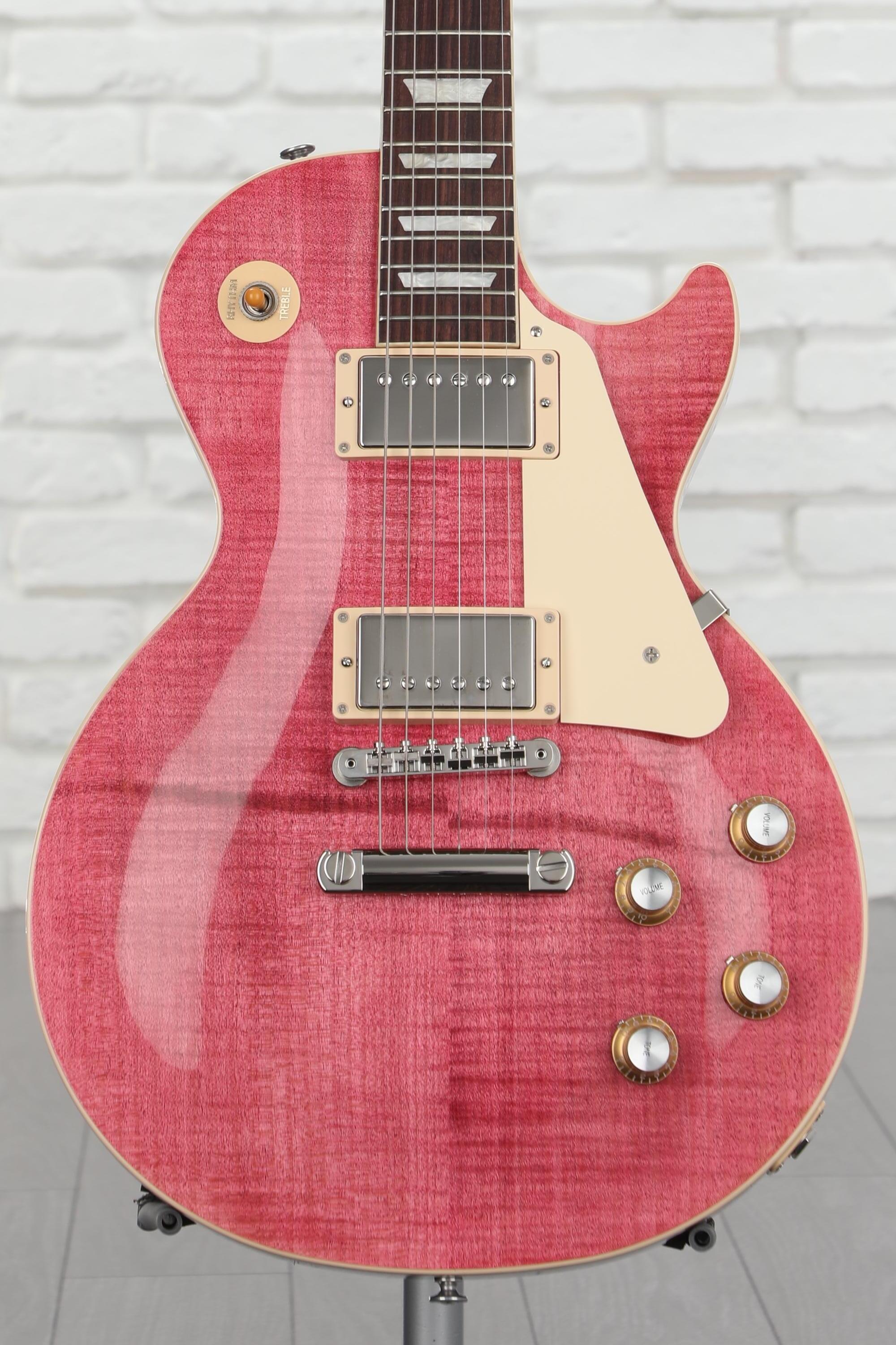 Gibson Les Paul Standard '60s Figured Top Electric Guitar - Trans Fuchsia | Sweetwater