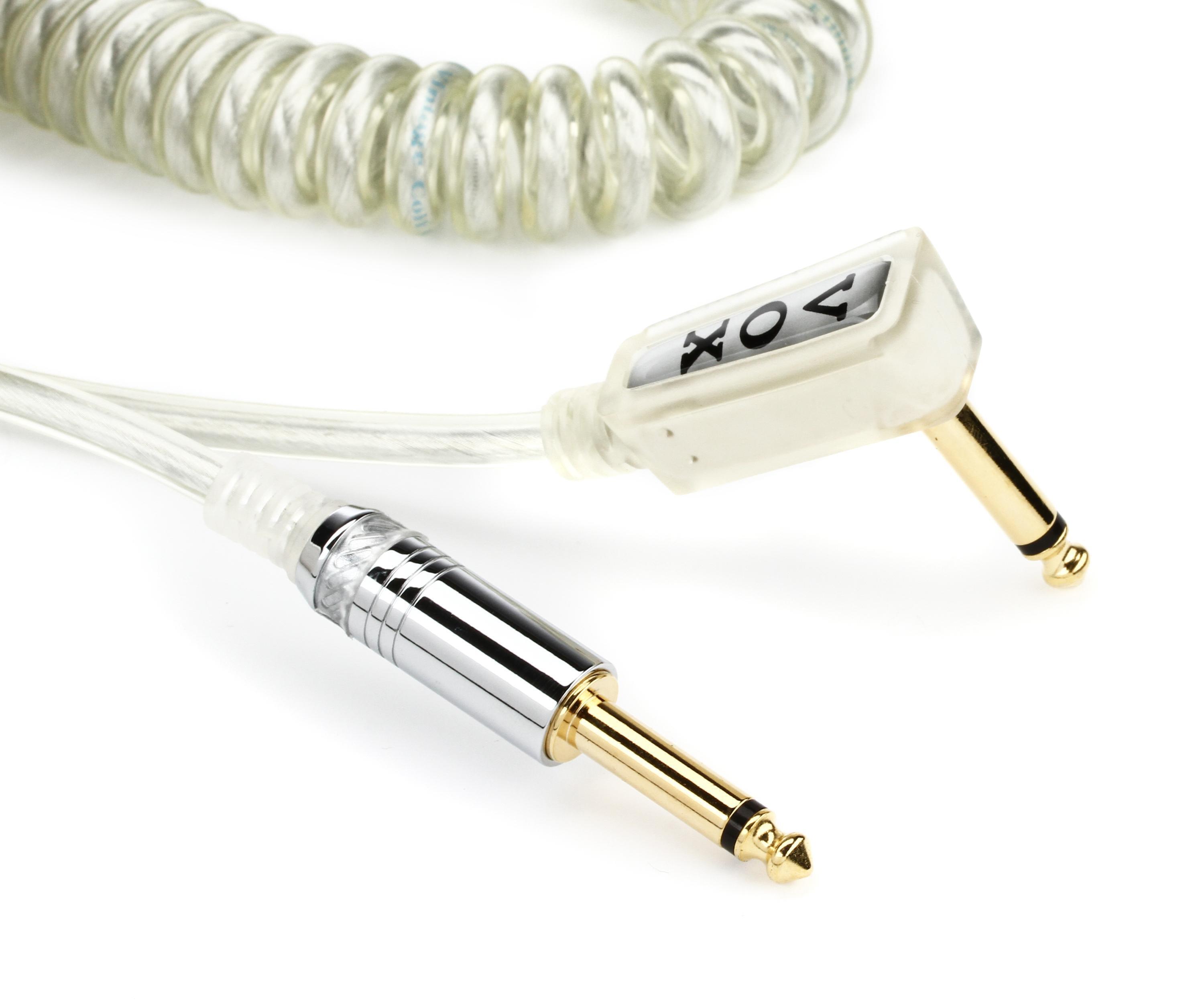 Vox VCC090SL VCC Vintage Straight to Right Angle Coiled Cable - 29.5 ...