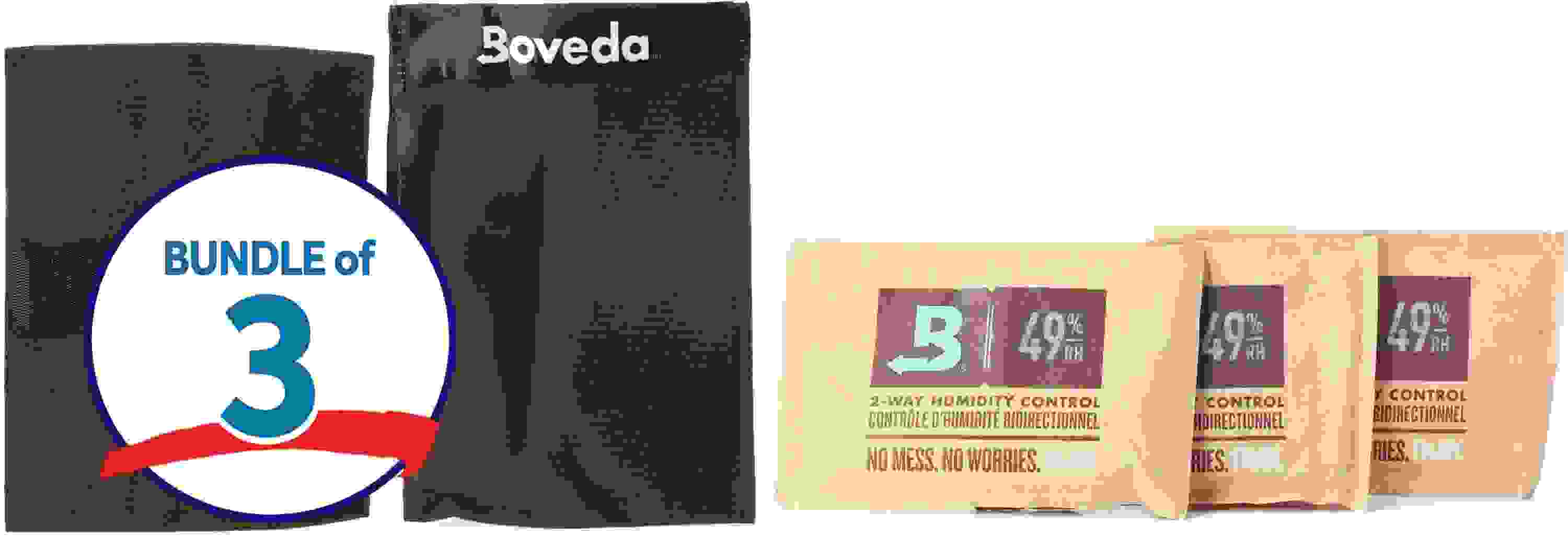 Boveda 2-way Humidity Control for Wood Instruments Starter Kit (3 Pack) - Large | Sweetwater
