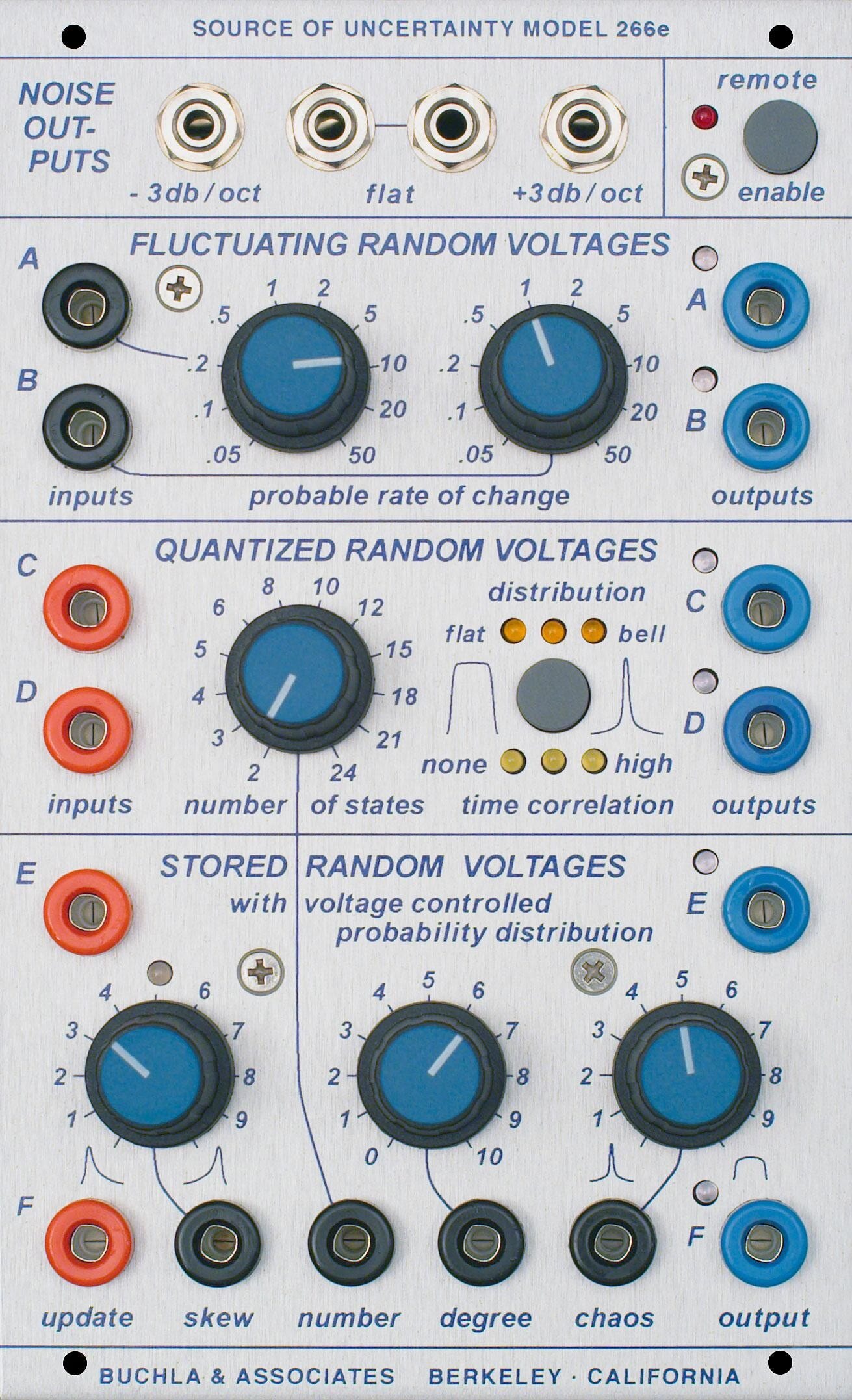Buchla 266e Source of Uncertainty Module | Sweetwater