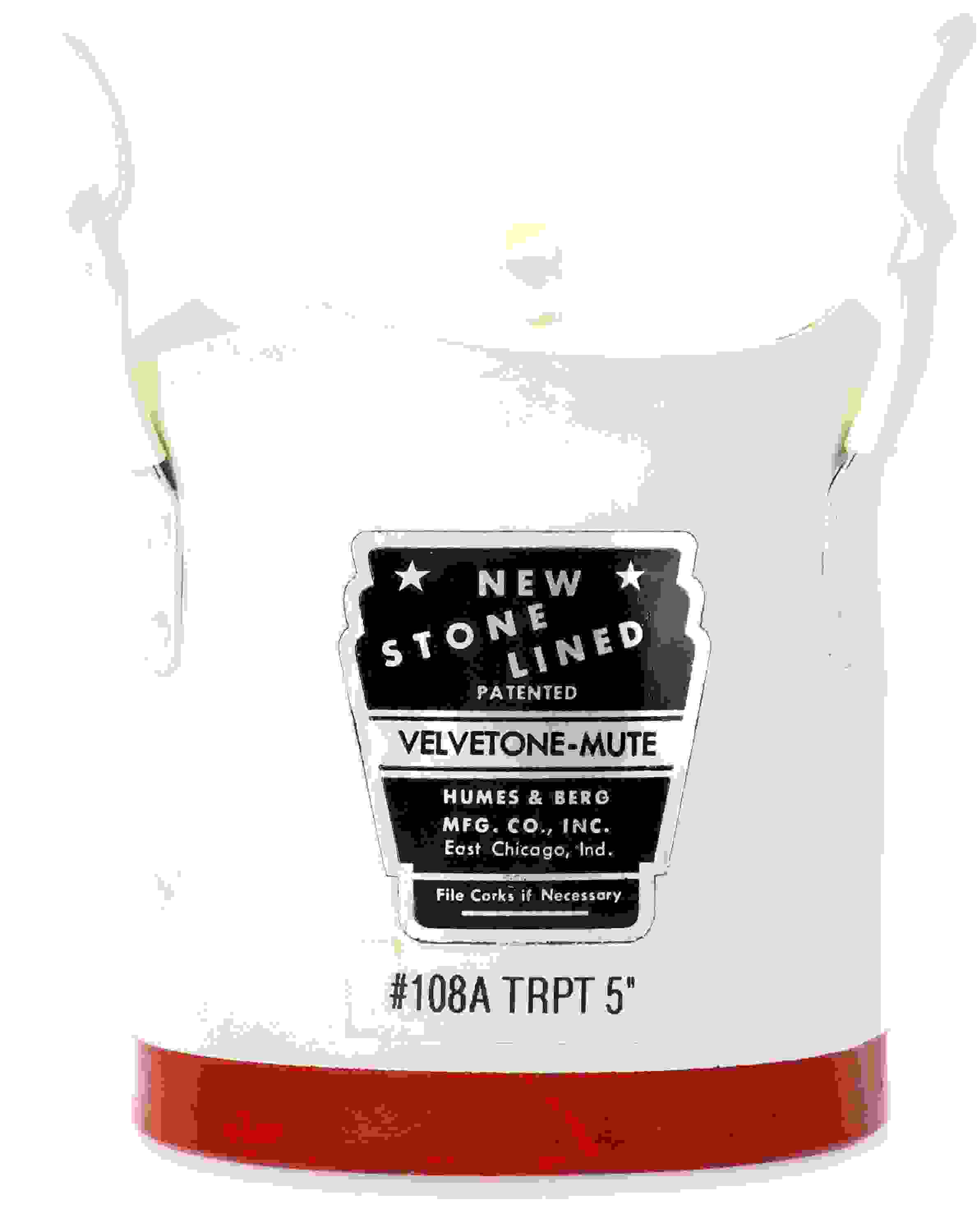 Humes & Berg 108A Stonelined Velvet-Tone Trumpet Bucket Mute - 5-inch ...