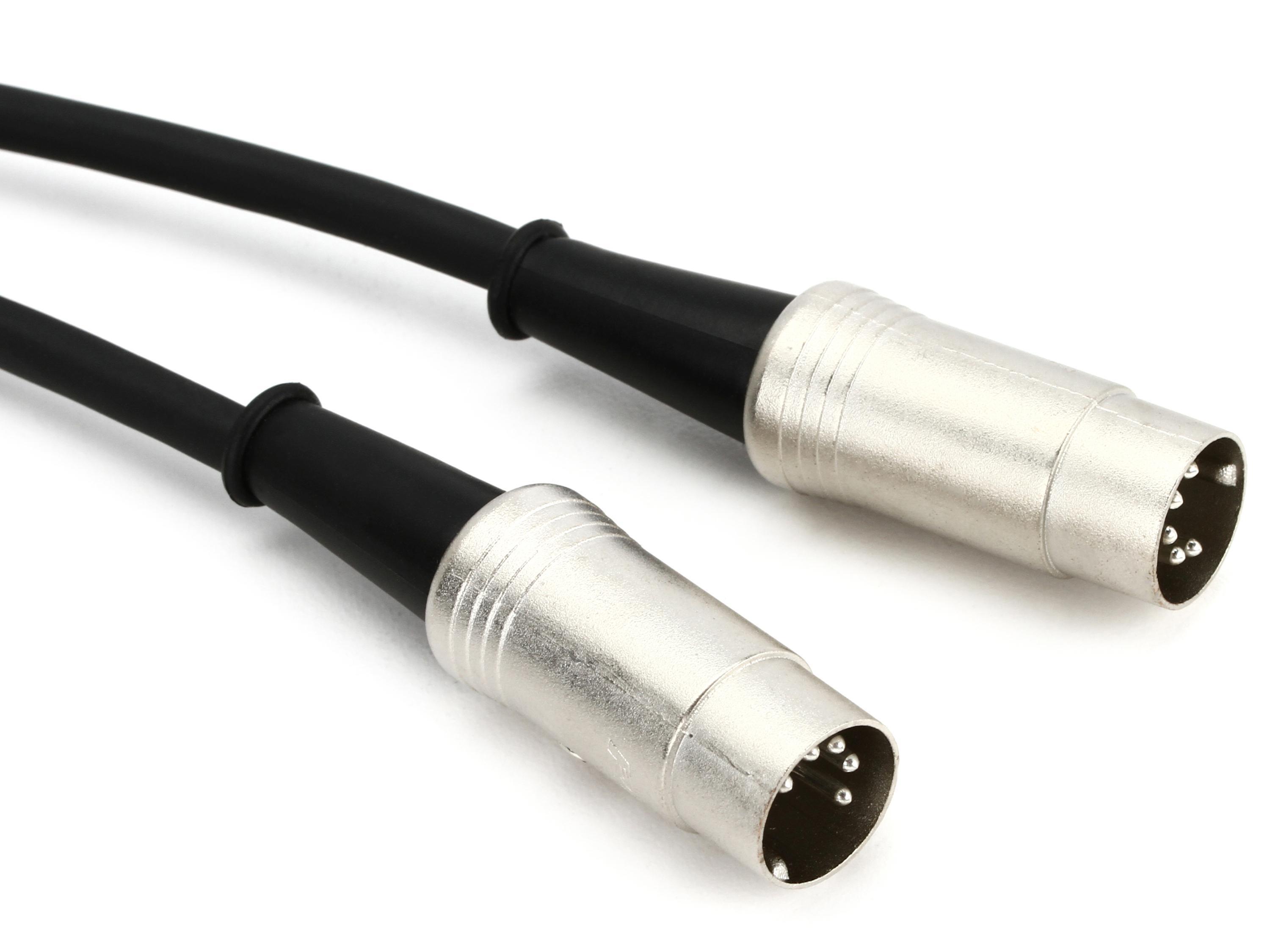 Pro Co MIDI-10 Excellines MIDI Plus 5-Conductor Control Cable - 10 foot ...