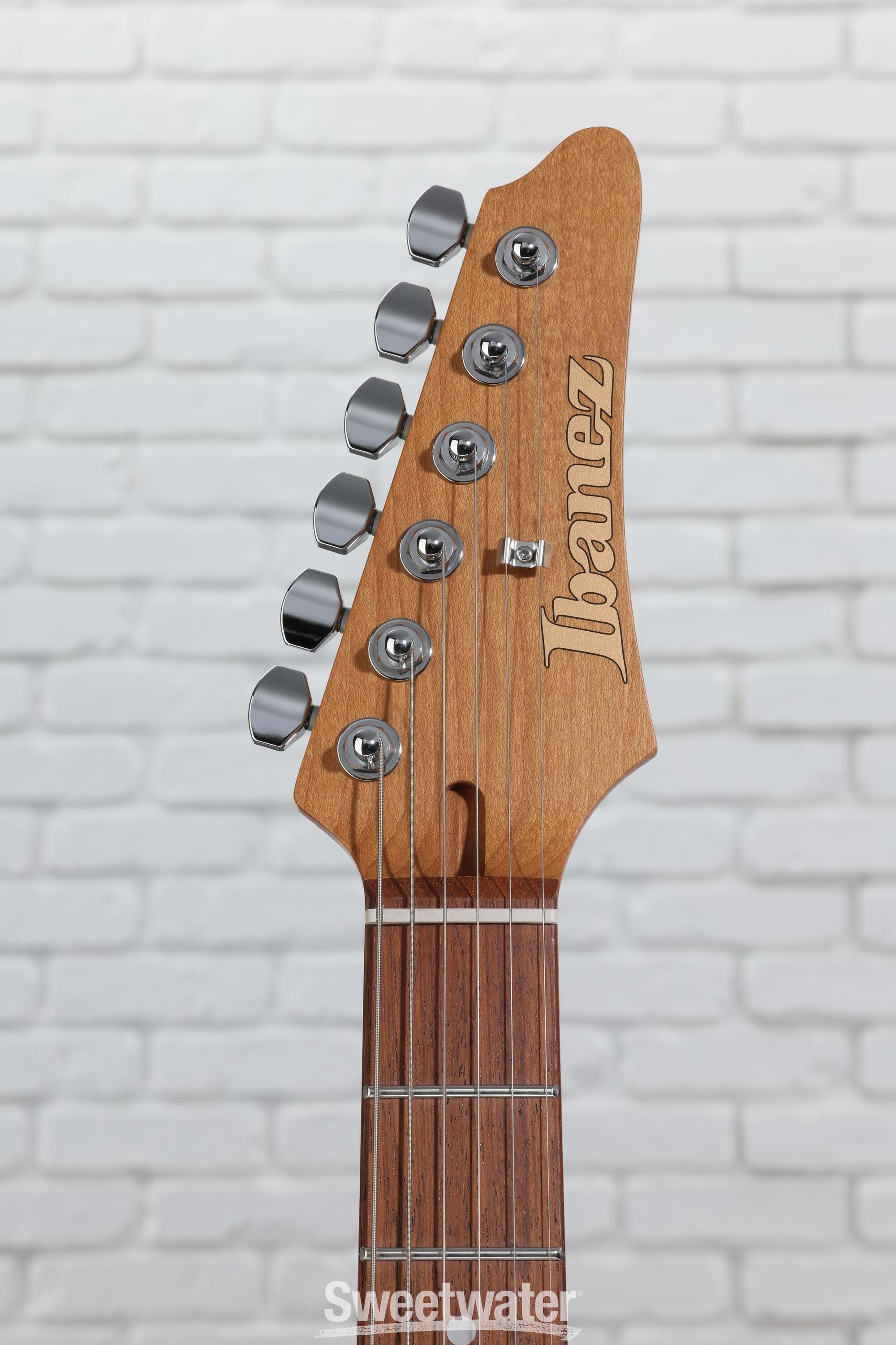 Ibanez Standard AZ22S1F Electric Guitar - Transparent Black Sunburst ...