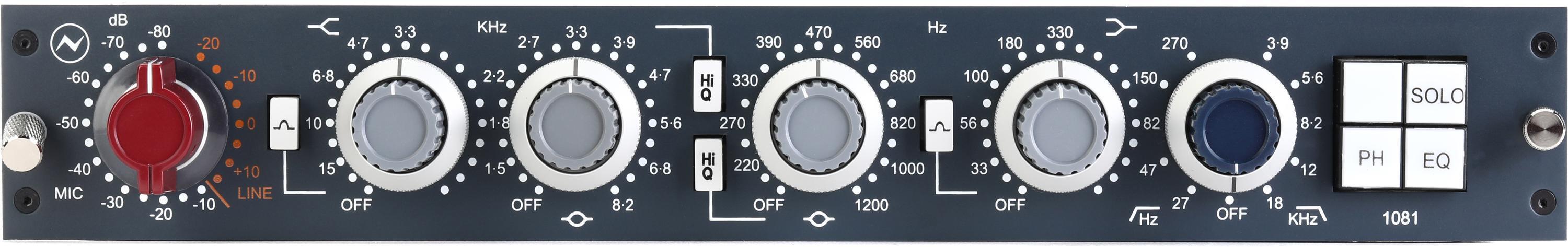Neve 1081 Classic 80-series Microphone Preamp & EQ (Horizontal ...
