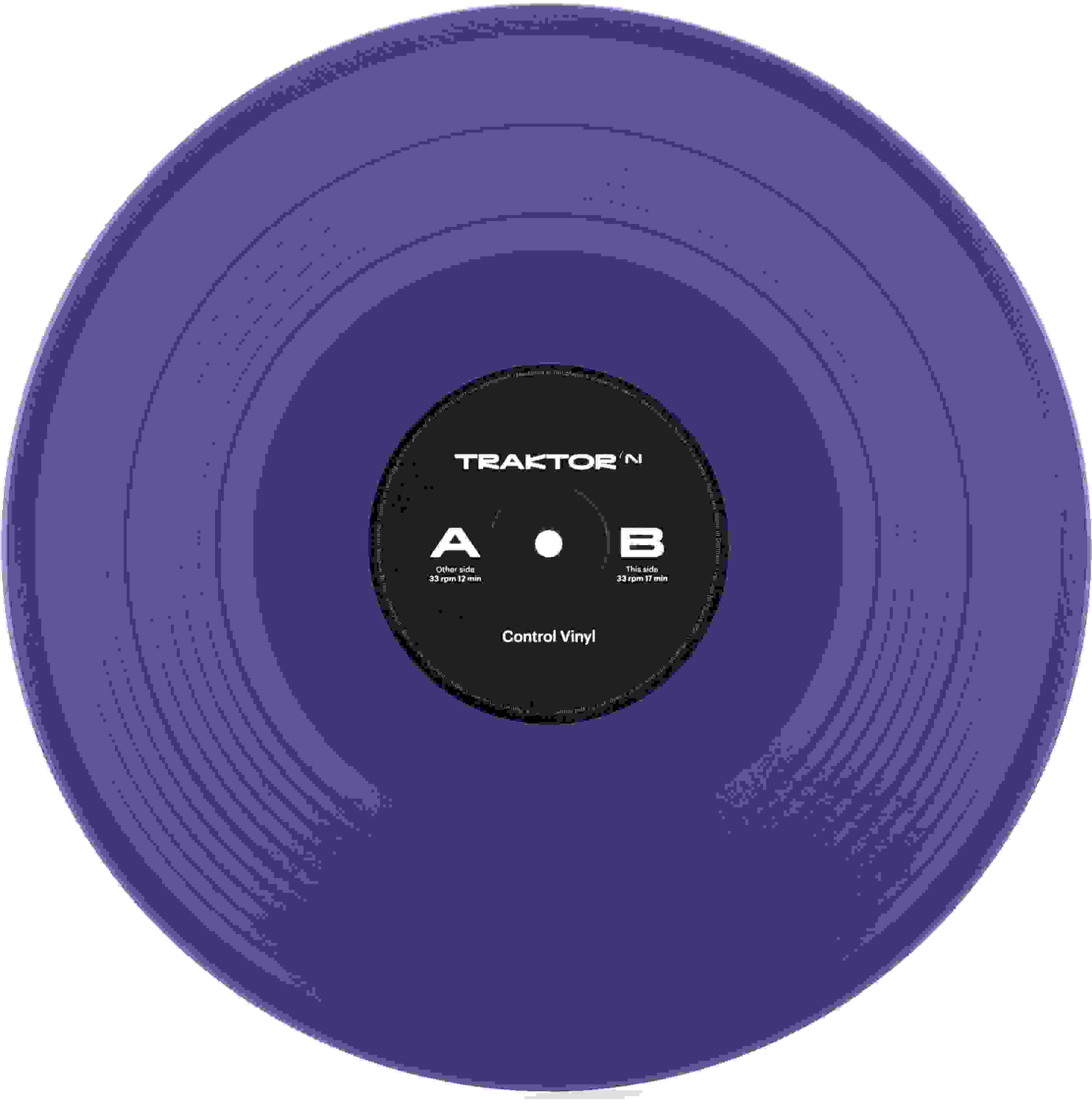 Native Instruments Traktor Control Vinyl - Single Vinyl, Purple ...