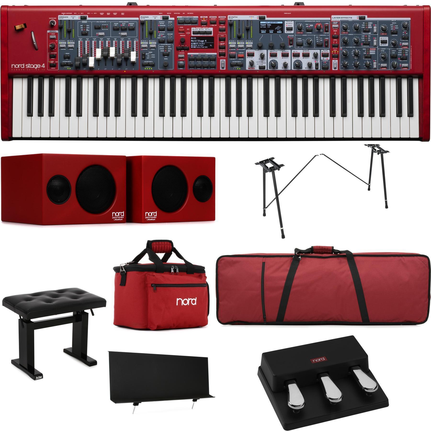 Nord Stage 4 HA73 73-key Stage Keyboard Premium Bundle | Sweetwater