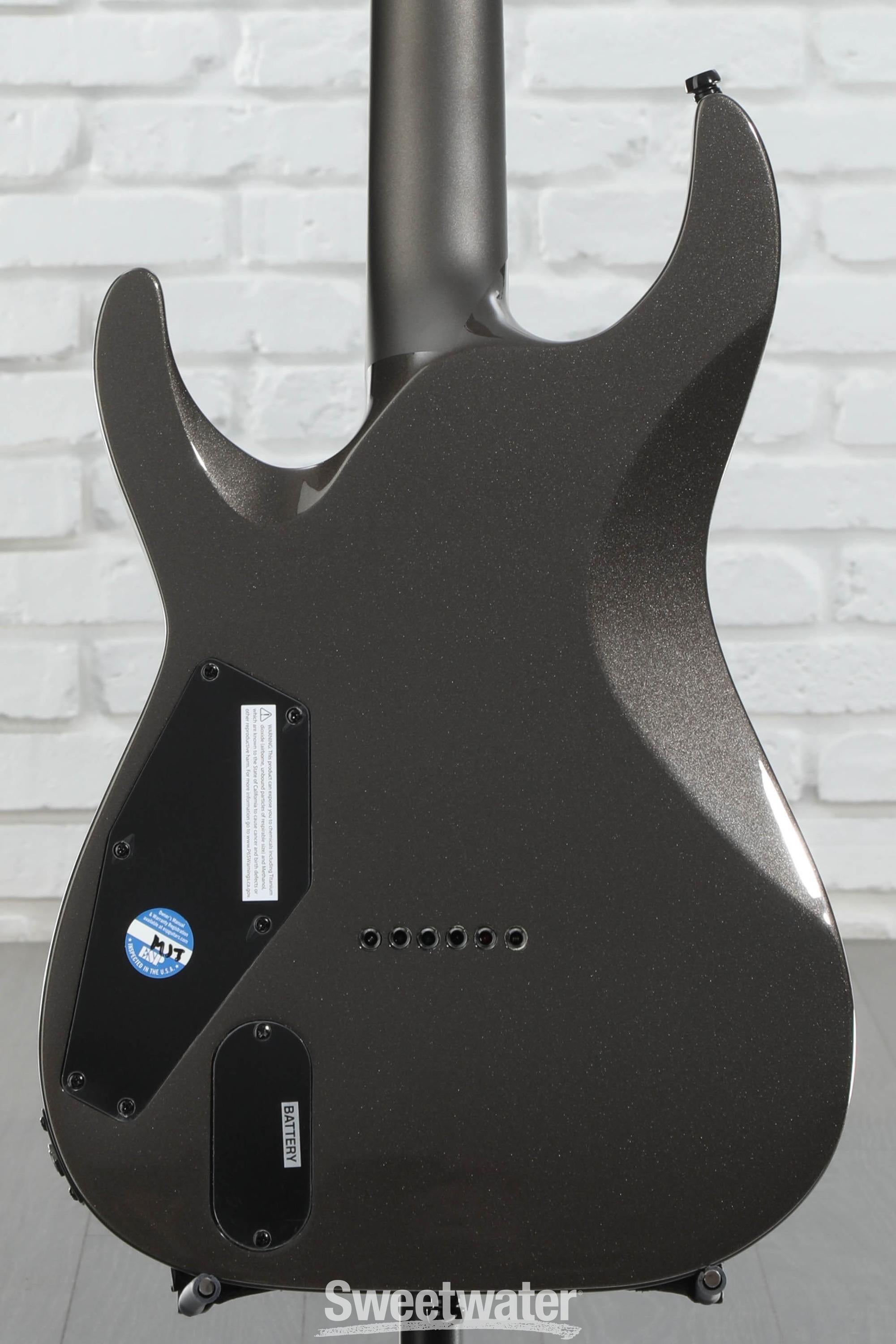 ESP LTD Mick Thomson MT-1 Signature Electric Guitar - Obsidian Metallic ...