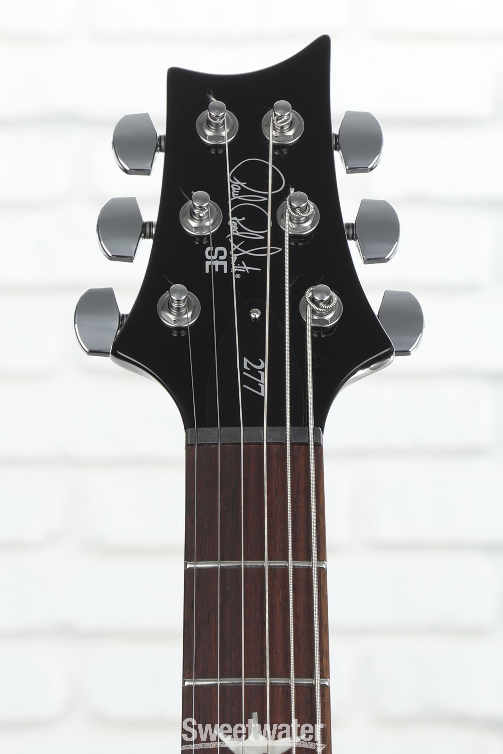 PRS SE 277 Left-handed Baritone Electric Guitar - Charcoal Burst ...