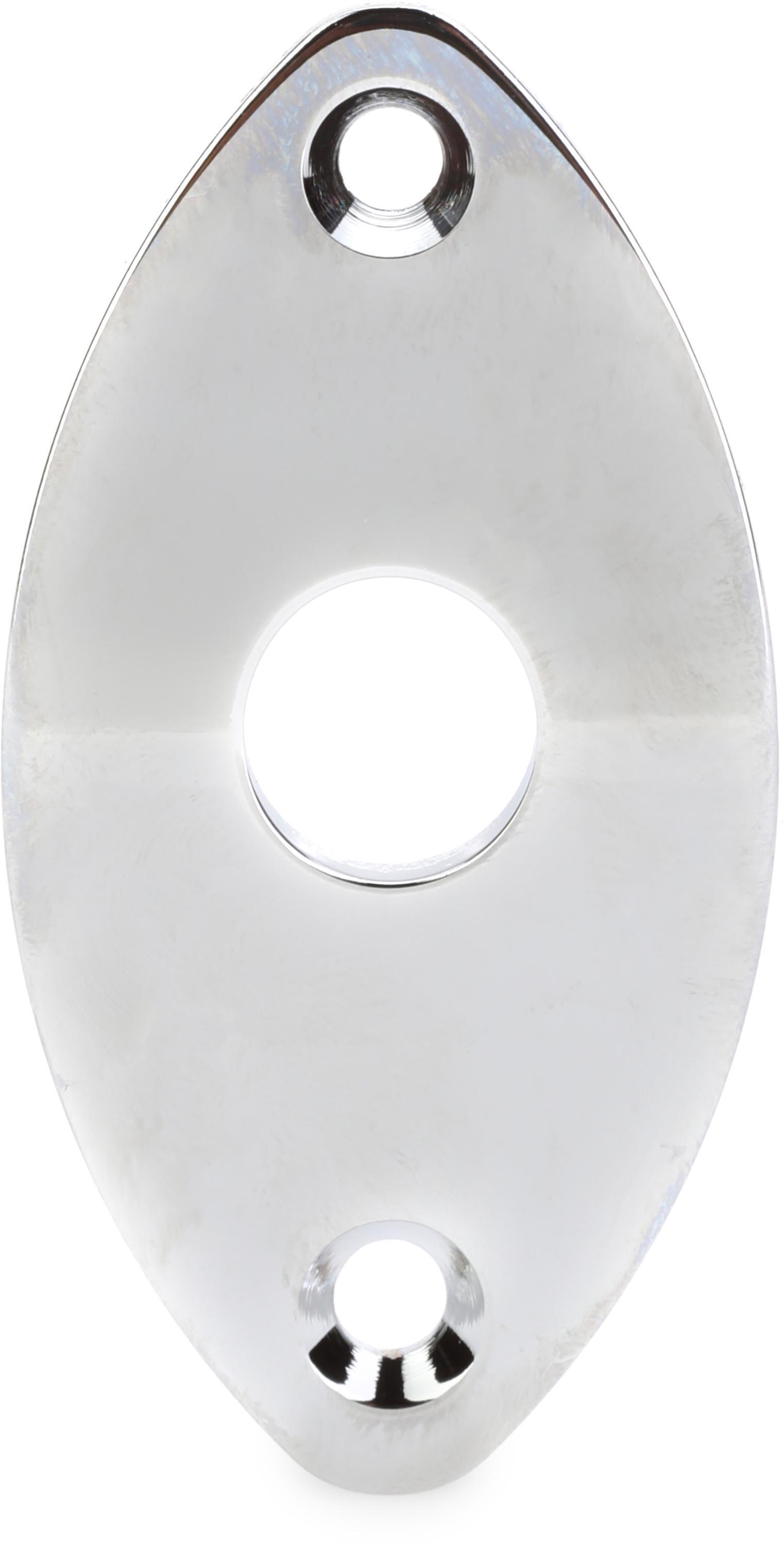 Gotoh JCB-2 Oval-shaped 2-screw Jack Plate - Chrome | Sweetwater