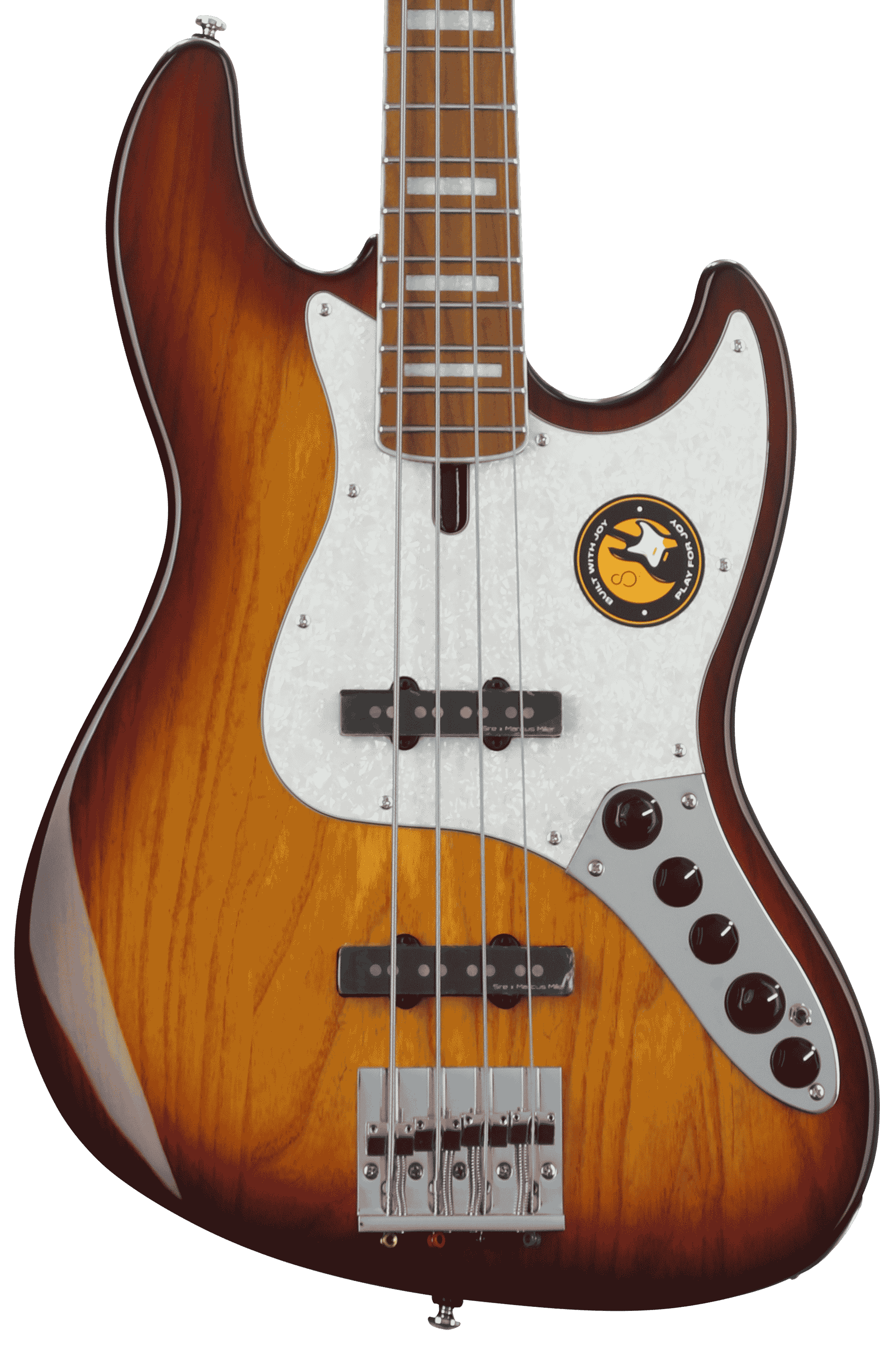 Sire Marcus Miller V8 4-string Bass Guitar - Tobacco Sunburst | Sweetwater