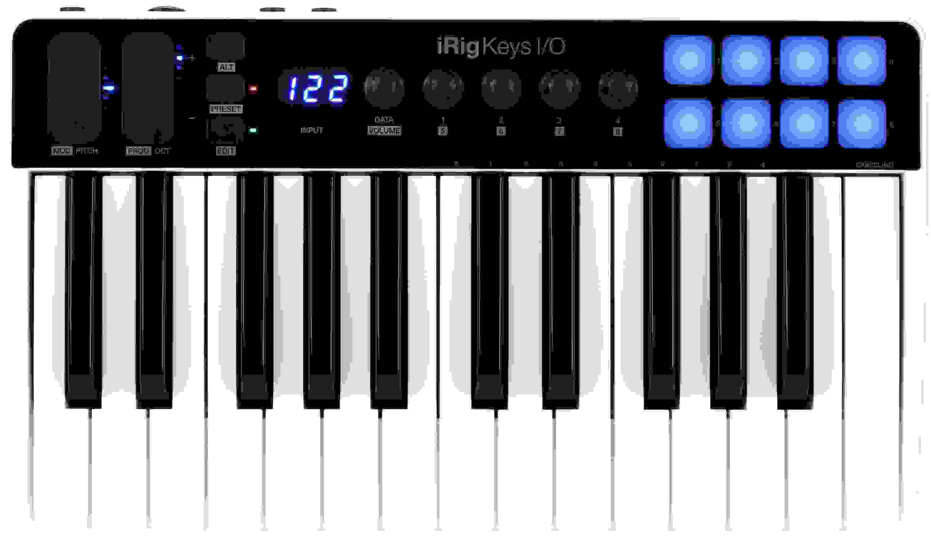 IK Multimedia iRig Keys I/O 25 Keyboard Controller with Audio Interface ...