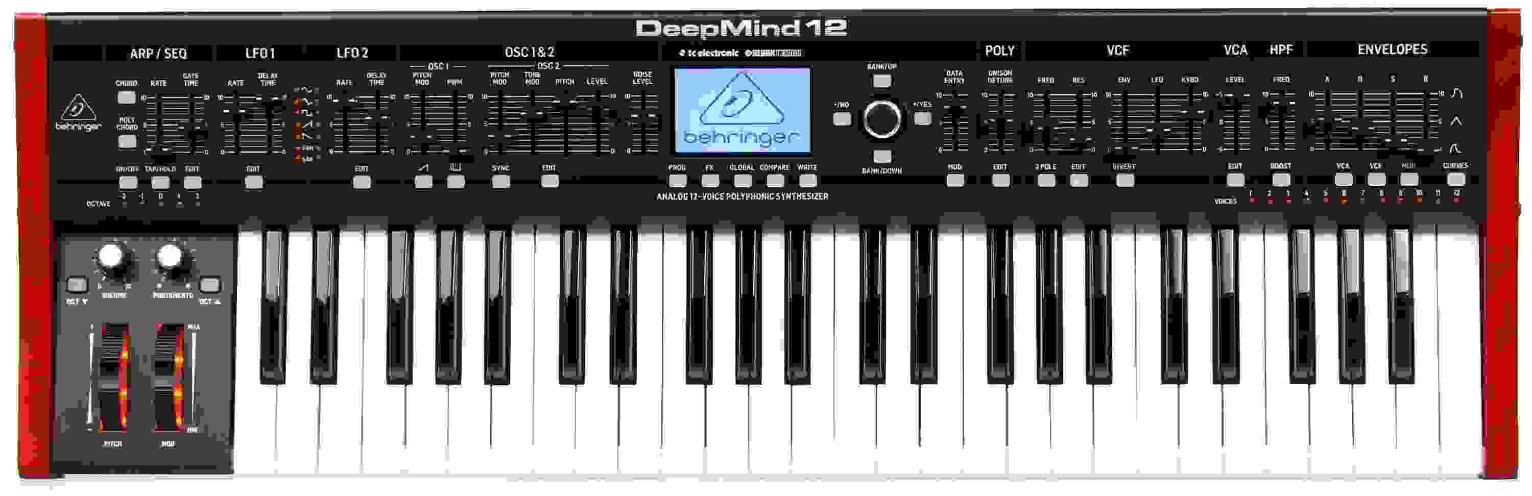 Behringer DeepMind 12 49-key 12-voice Analog Synthesizer | Sweetwater