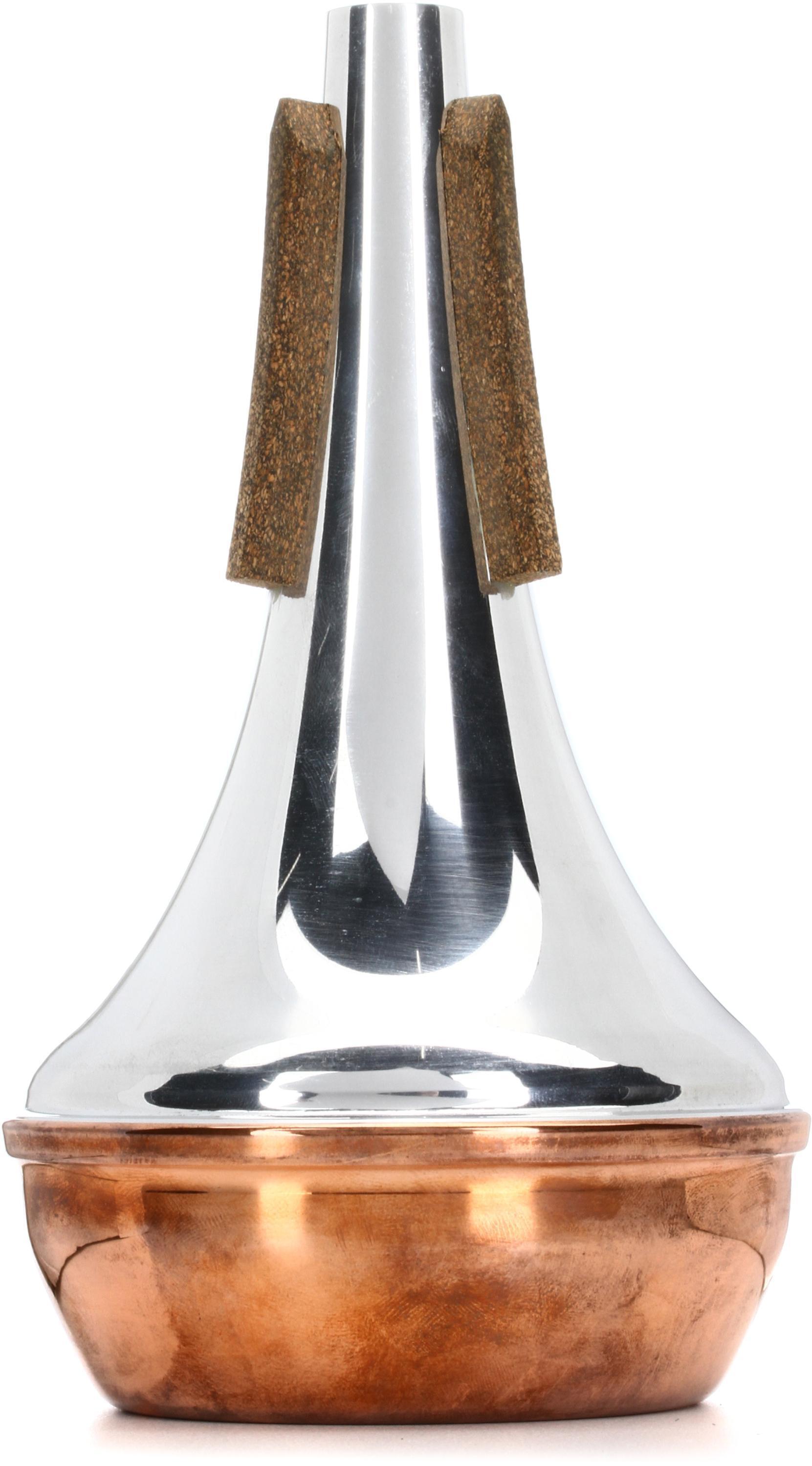 TrumCor Trumpet Straight Mute - Aluminum with Copper Bottom | Sweetwater