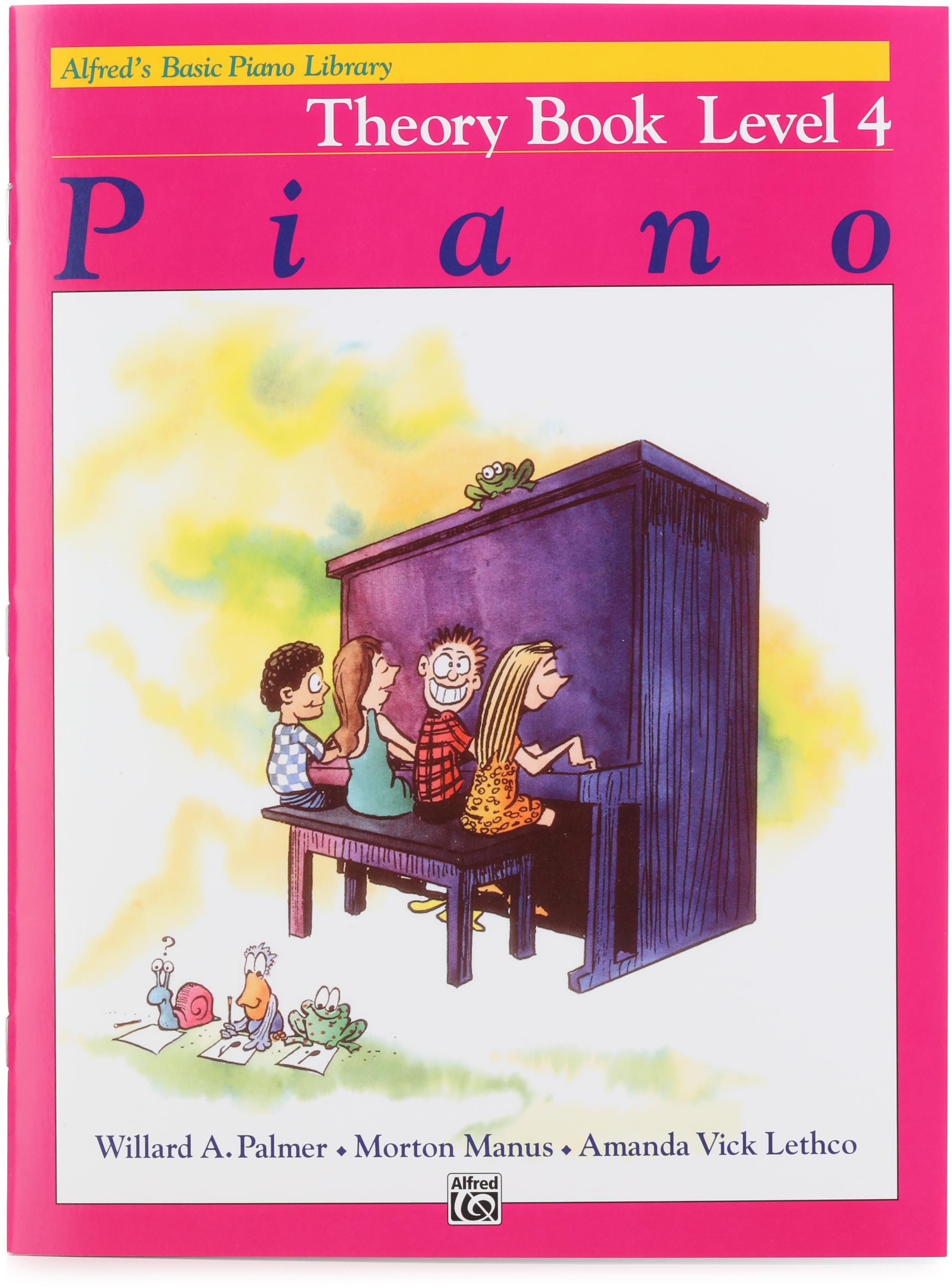 Alfred Basic Piano Library - Theory Book 4 | Sweetwater