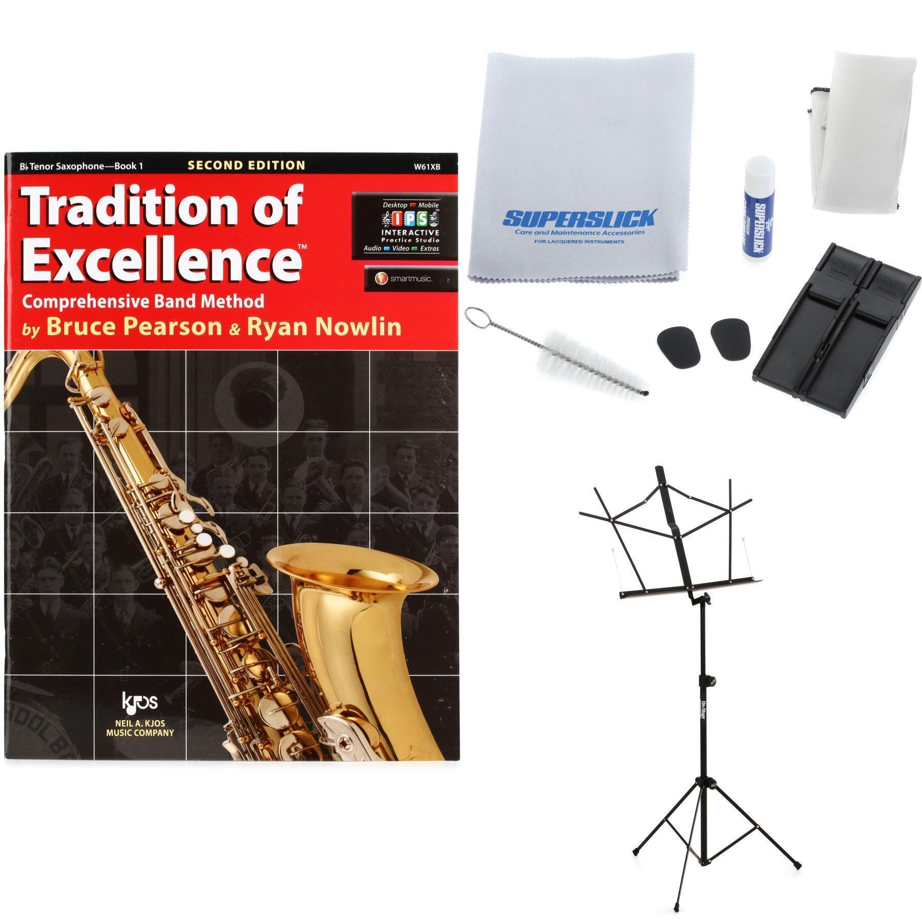 Kjos Tradition of Excellence Book 1 Bundle - Bb Tenor Saxophone ...