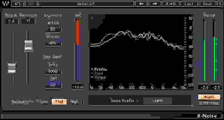 Waves X-Noise Noise Removal Plug-in | Sweetwater