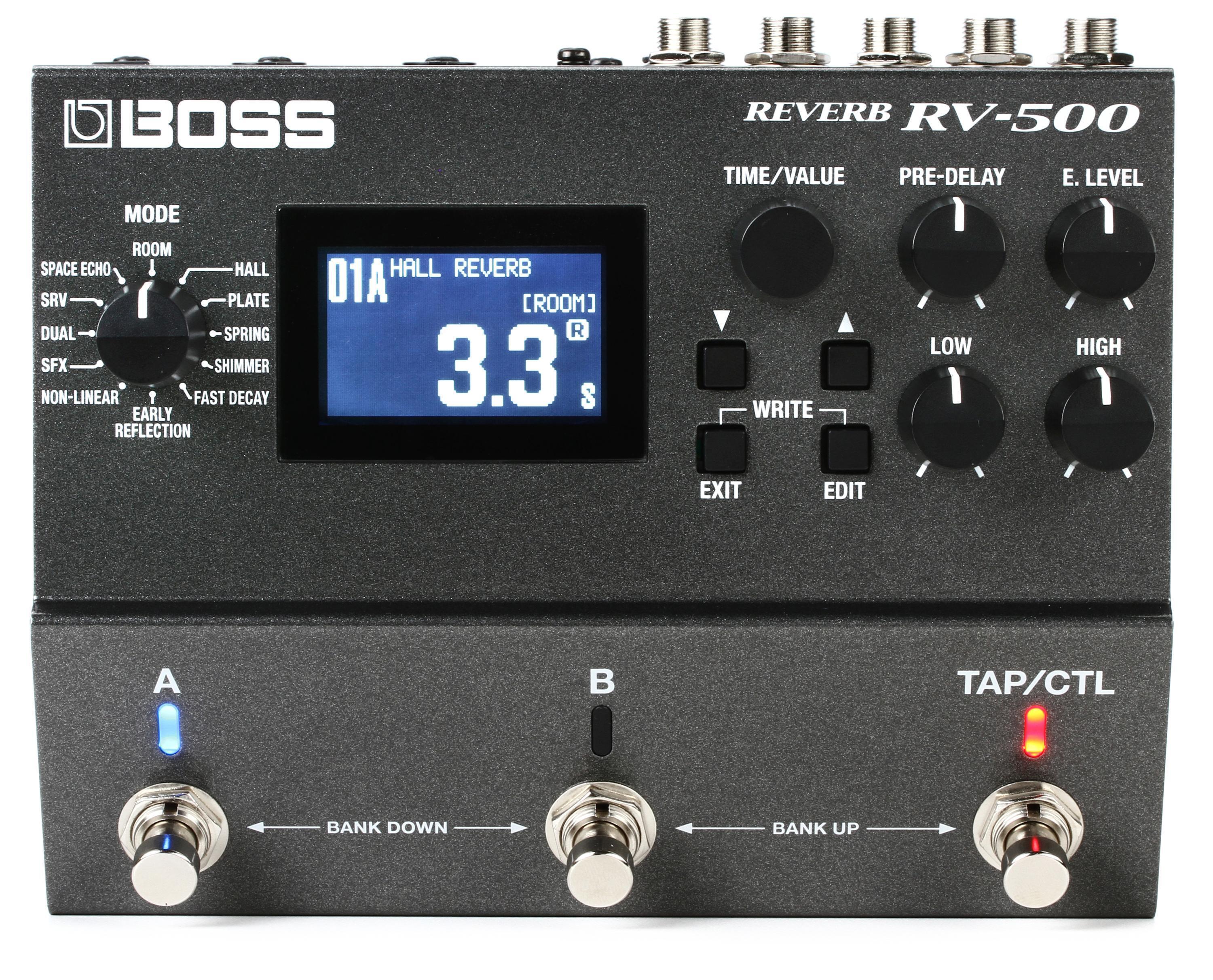 Boss RV-500 Reverb Pedal | Sweetwater