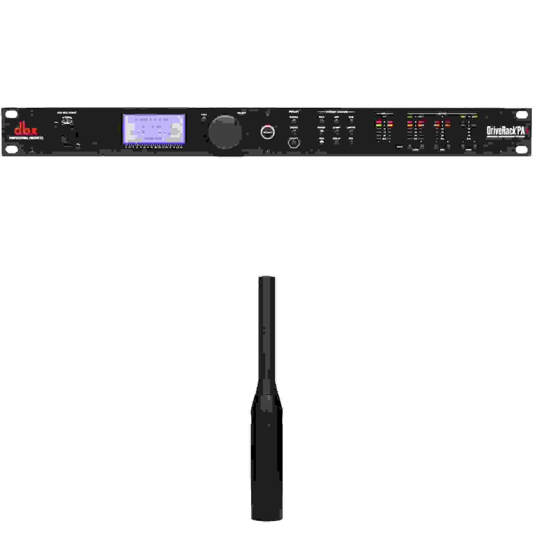dbx DriveRack PA2 with Measurement Microphone Complete Loudspeaker Management System | Sweetwater