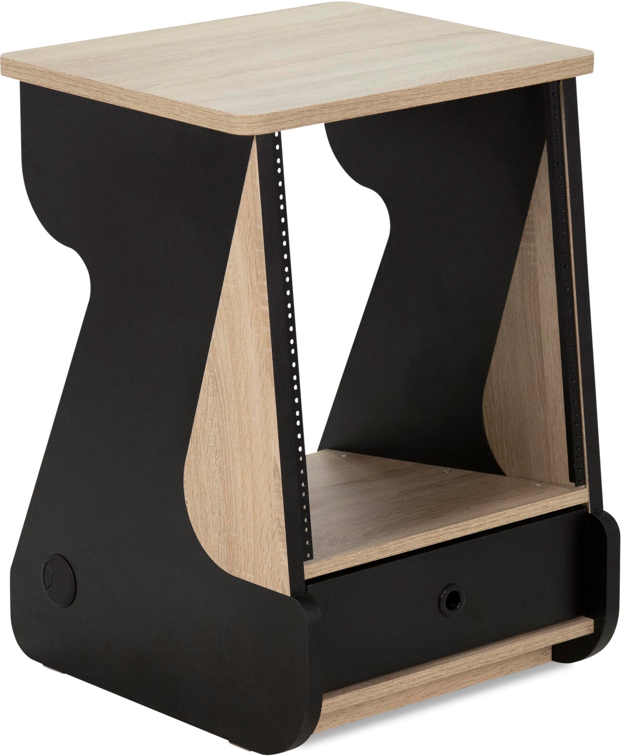 Zaor Miza Rack 12 MKII 12U Studio Rack - Black Oak | Sweetwater