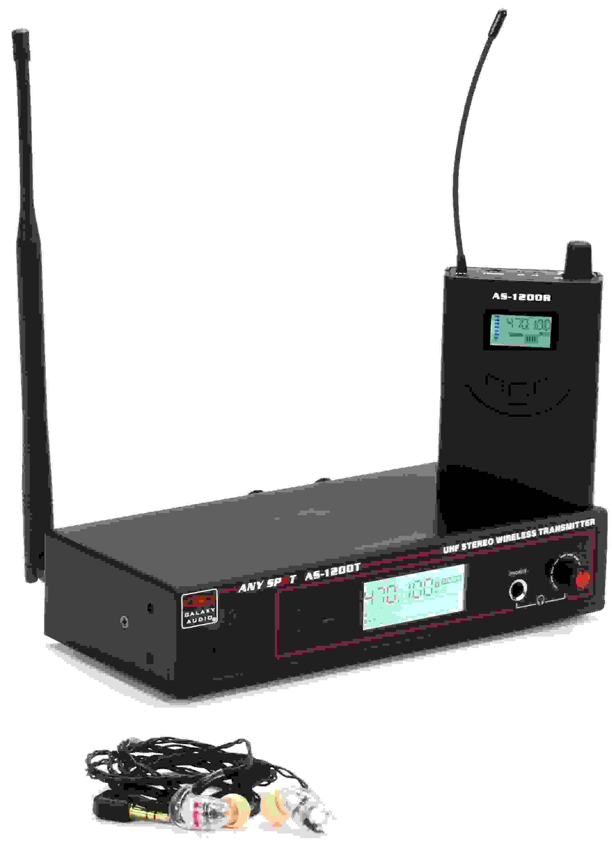 Galaxy Audio AS-1206P4 Wireless Personal Monitor - P4 Band | Sweetwater