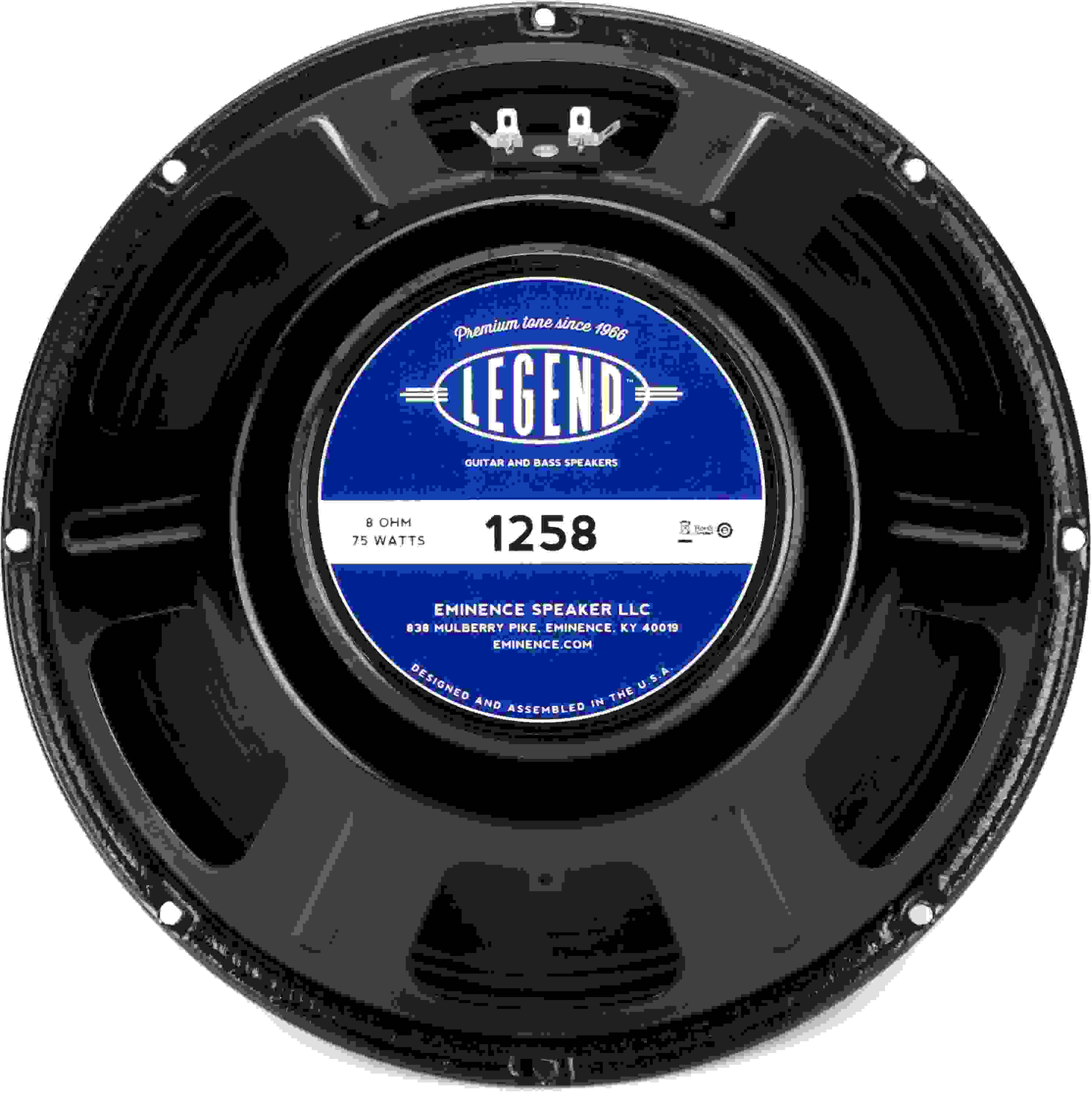 Eminence Legend 1258 12-inch 75-watt Replacement Guitar Amp Speaker - 8 ...