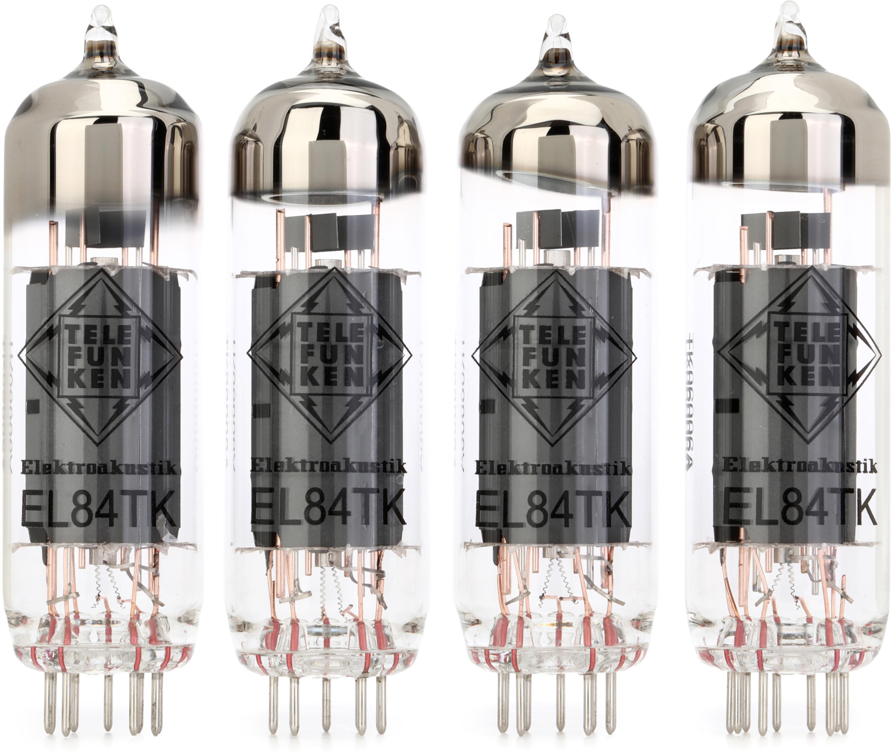 Telefunken EL84-TK Black Diamond Series Power Tubes - Matched Quad ...