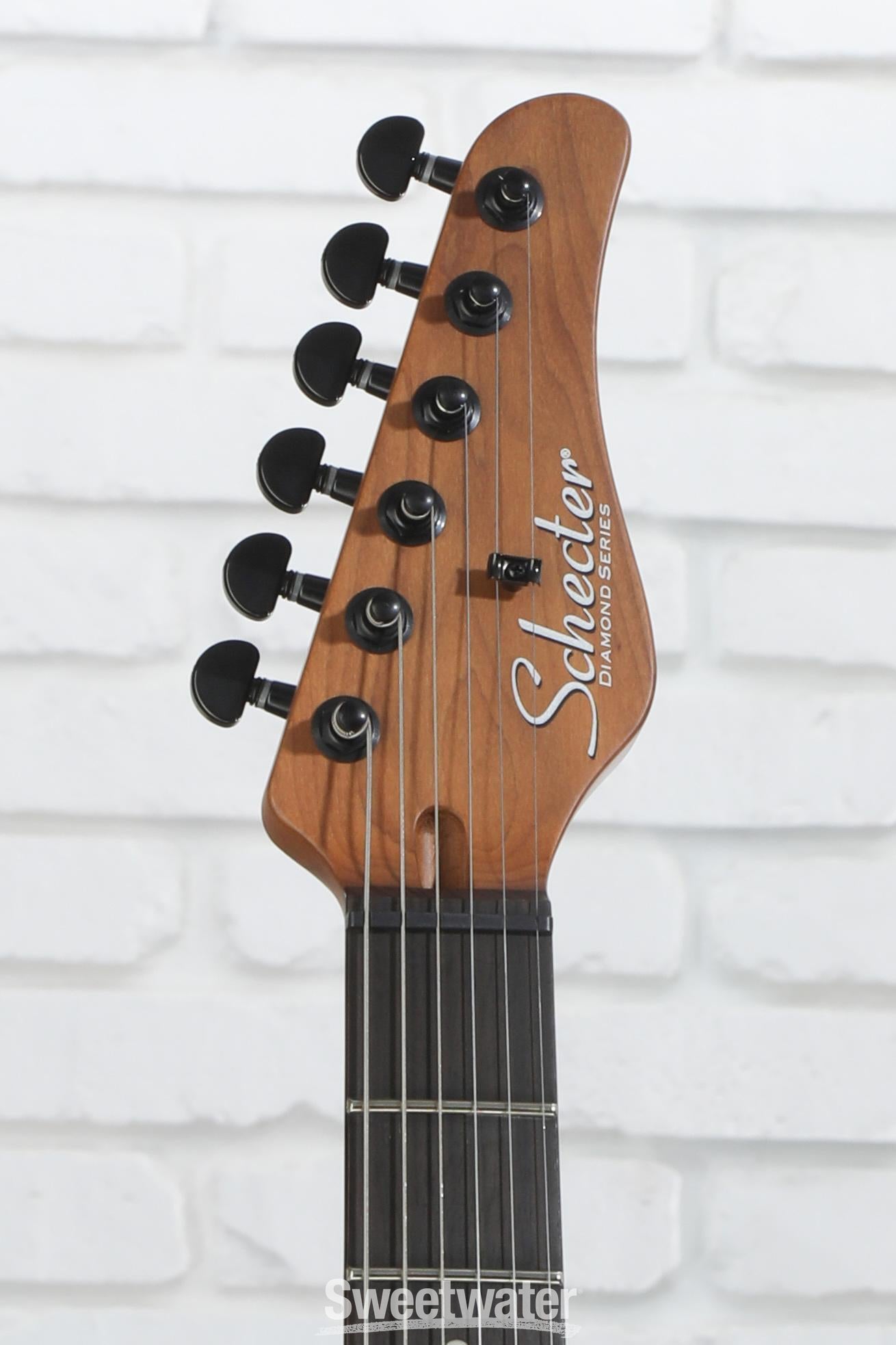 Schecter Traditional Pro Electric Guitar - Satin Trans Purple Burst ...