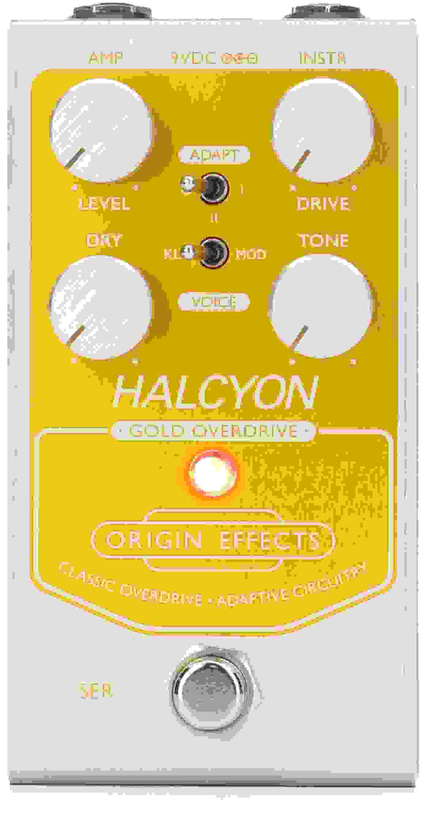Origin Effects Halcyon Gold Overdrive Pedal | Sweetwater