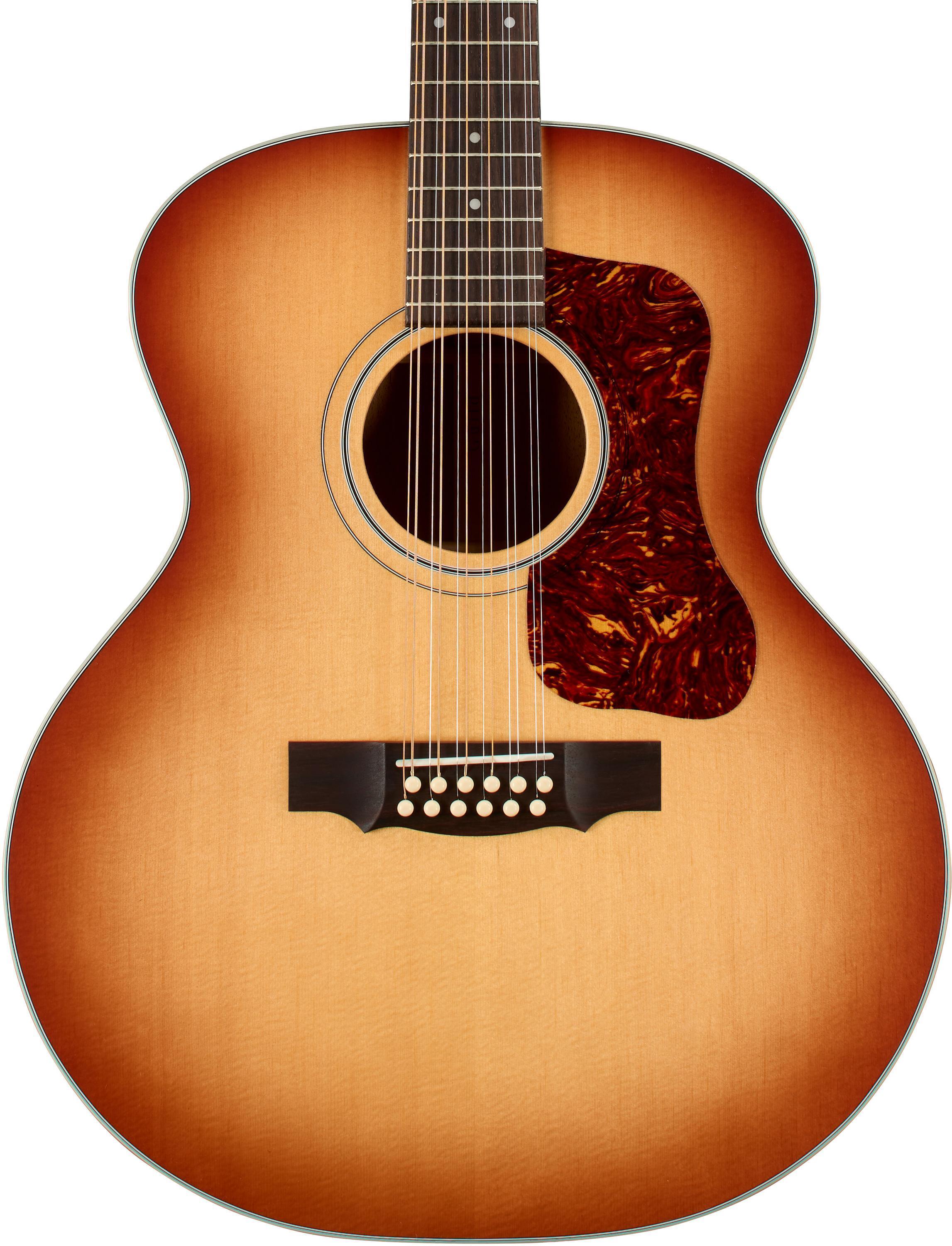 Guild F-412 Standard 12-string Acoustic Guitar - Pacific Sunburst ...