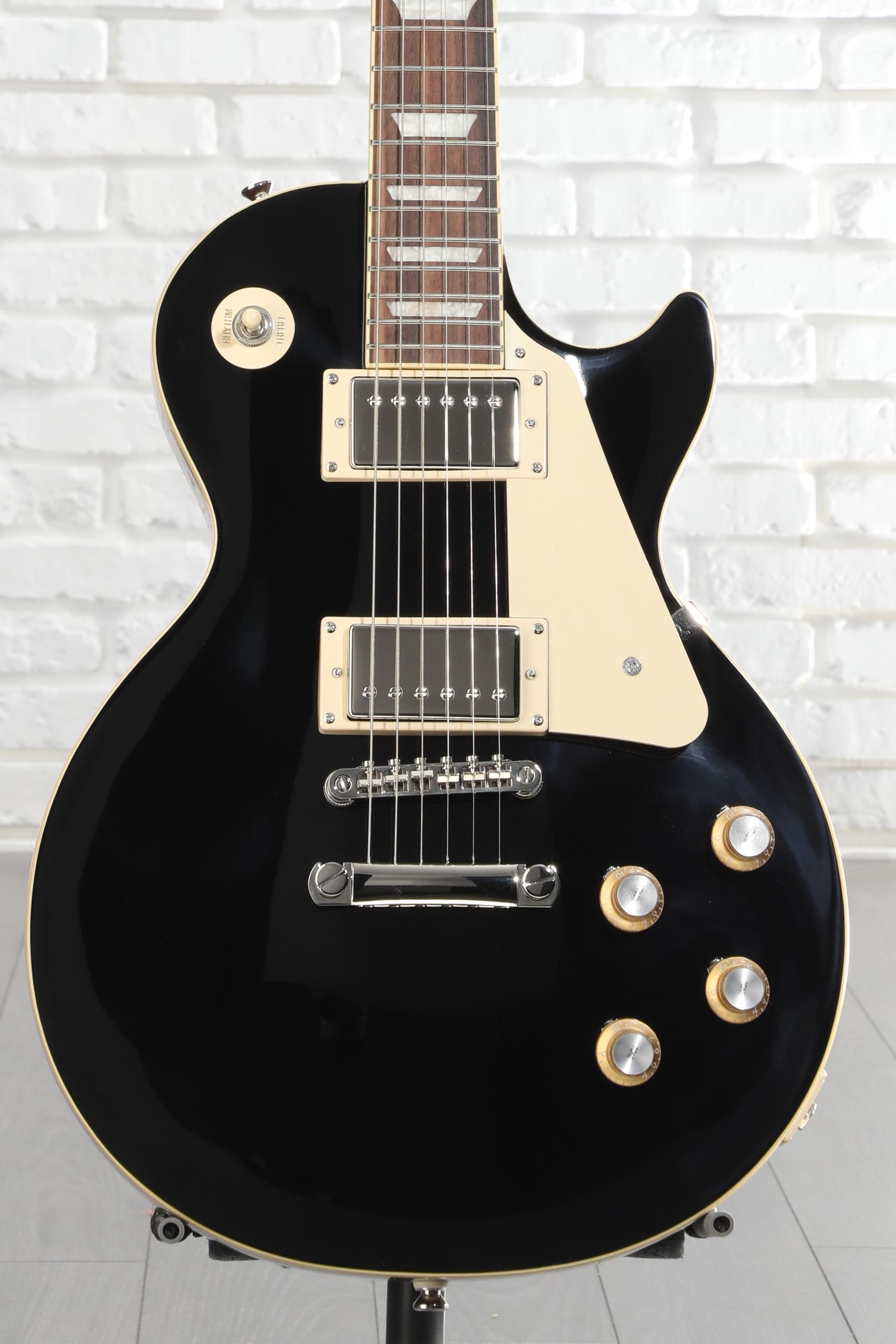 Epiphone Les Paul Standard '60s Electric Guitar - Ebony | Sweetwater