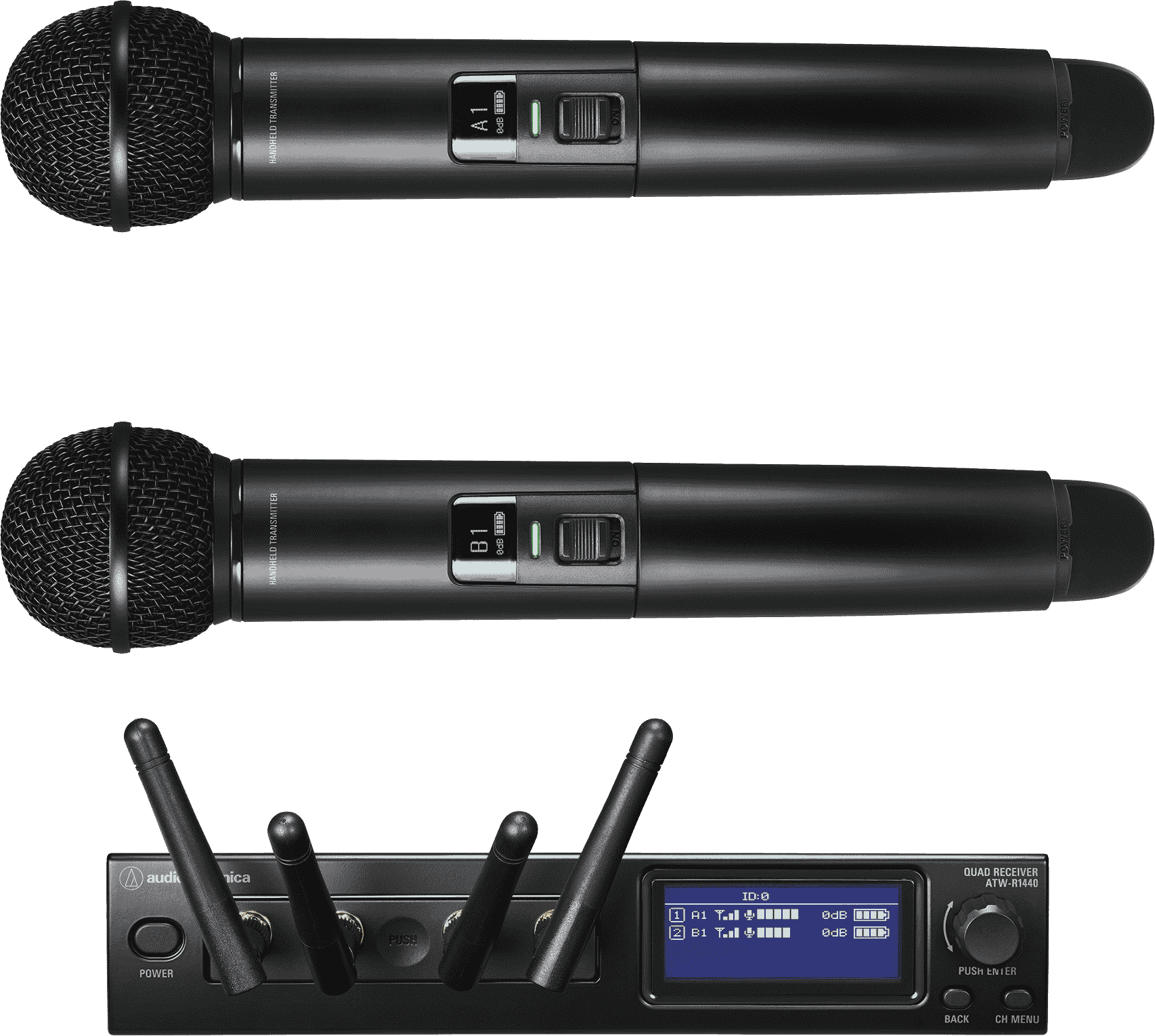 Audio-Technica ATW-1422 System 20 Pro Wireless Microphone System ...
