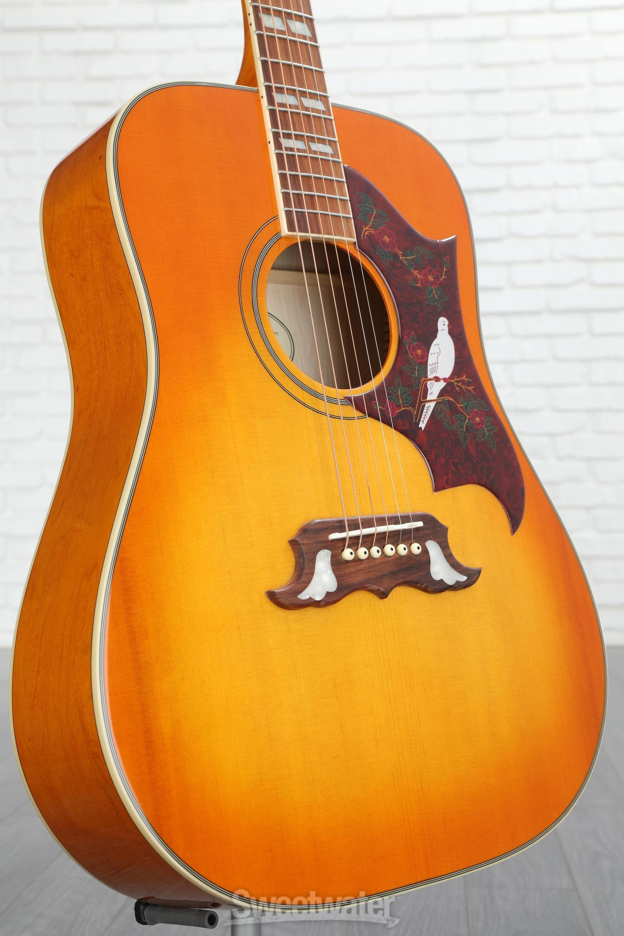 Epiphone Dove Studio Acoustic-electric Guitar - Violin Burst | Sweetwater