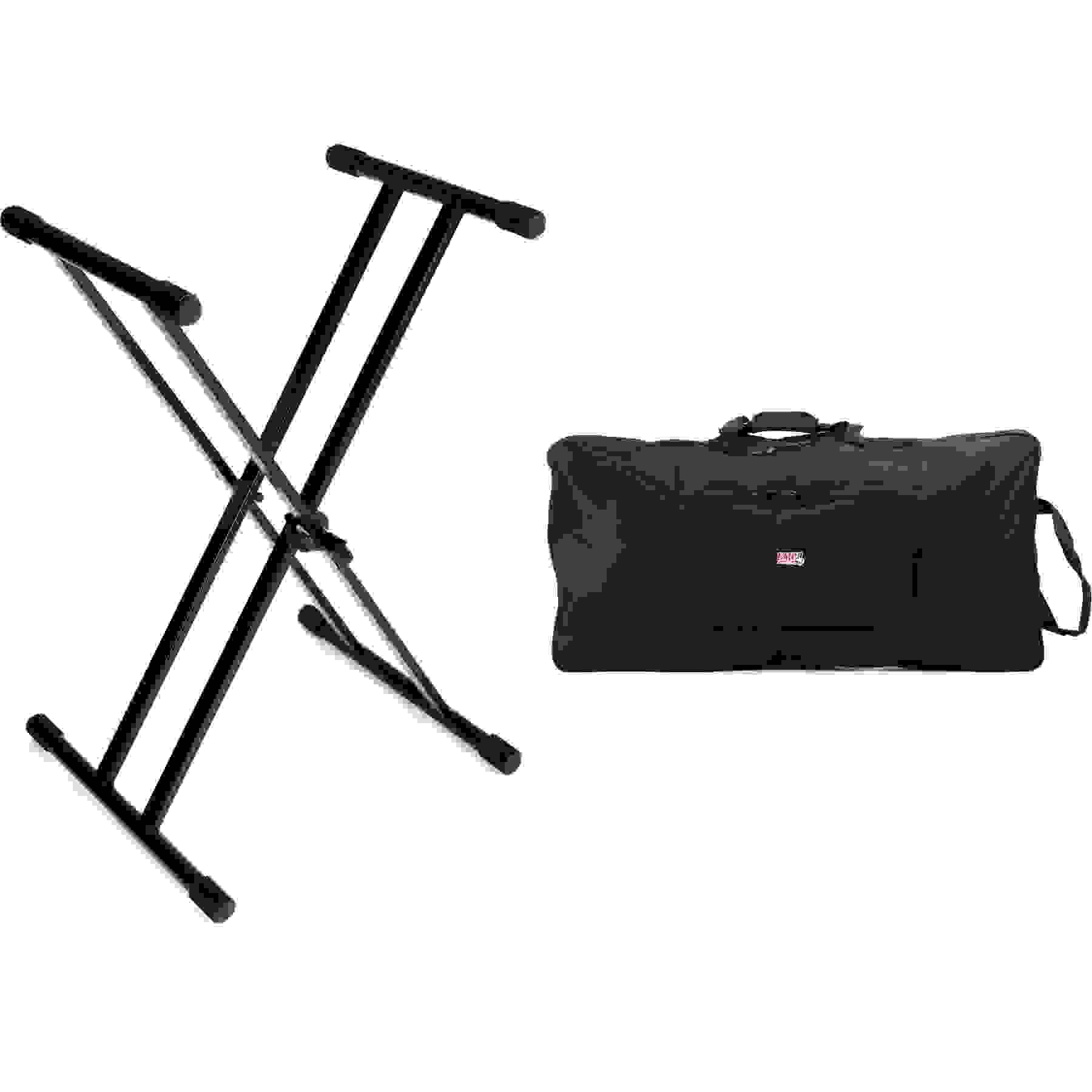 Gator Frameworks Deluxe X-Style Keyboard Stand with Carry Bag | Sweetwater