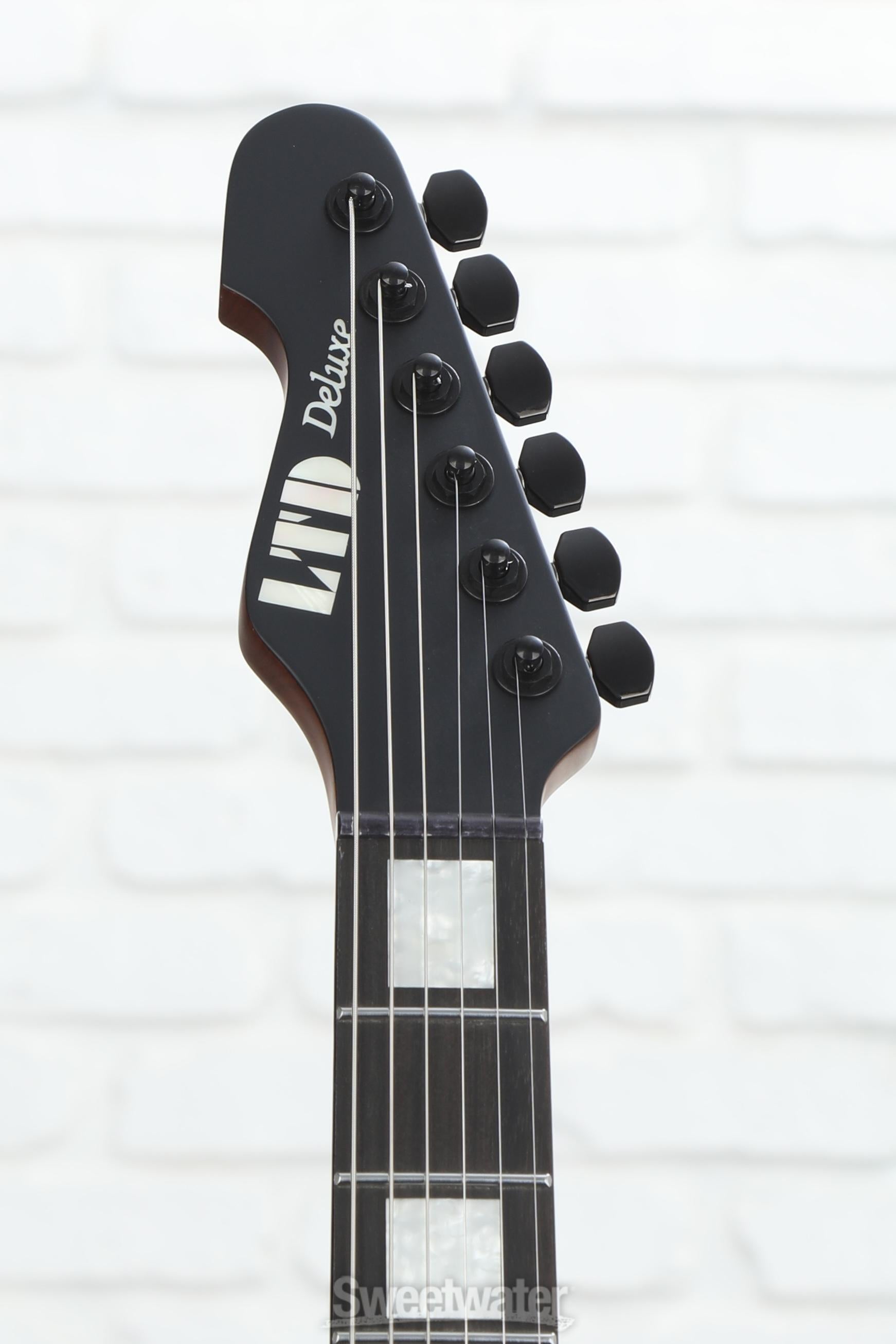 ESP LTD XJ-1 HT Electric Guitar - Black Blast | Sweetwater