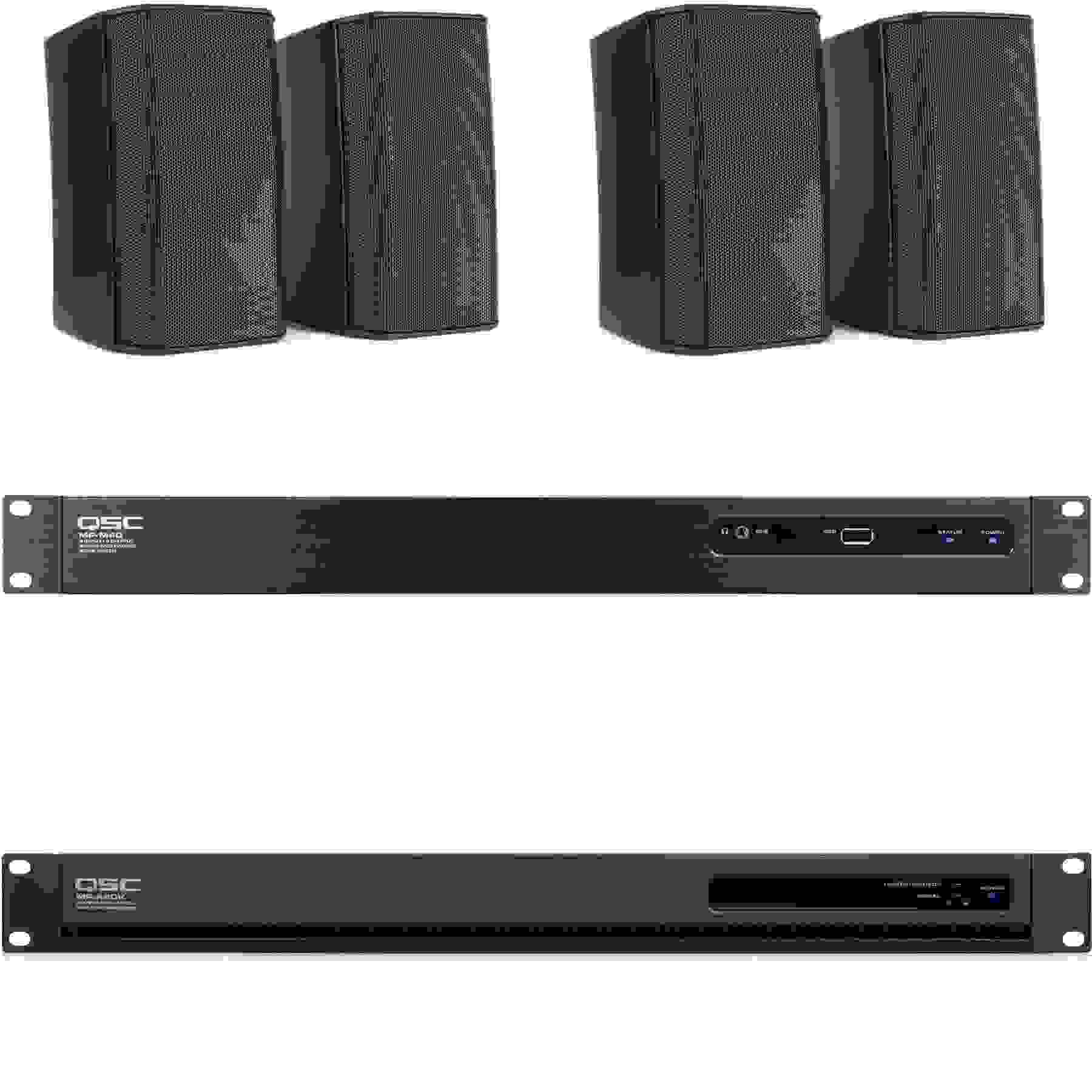 QSC Premium Small Restaurant Sound System | Sweetwater