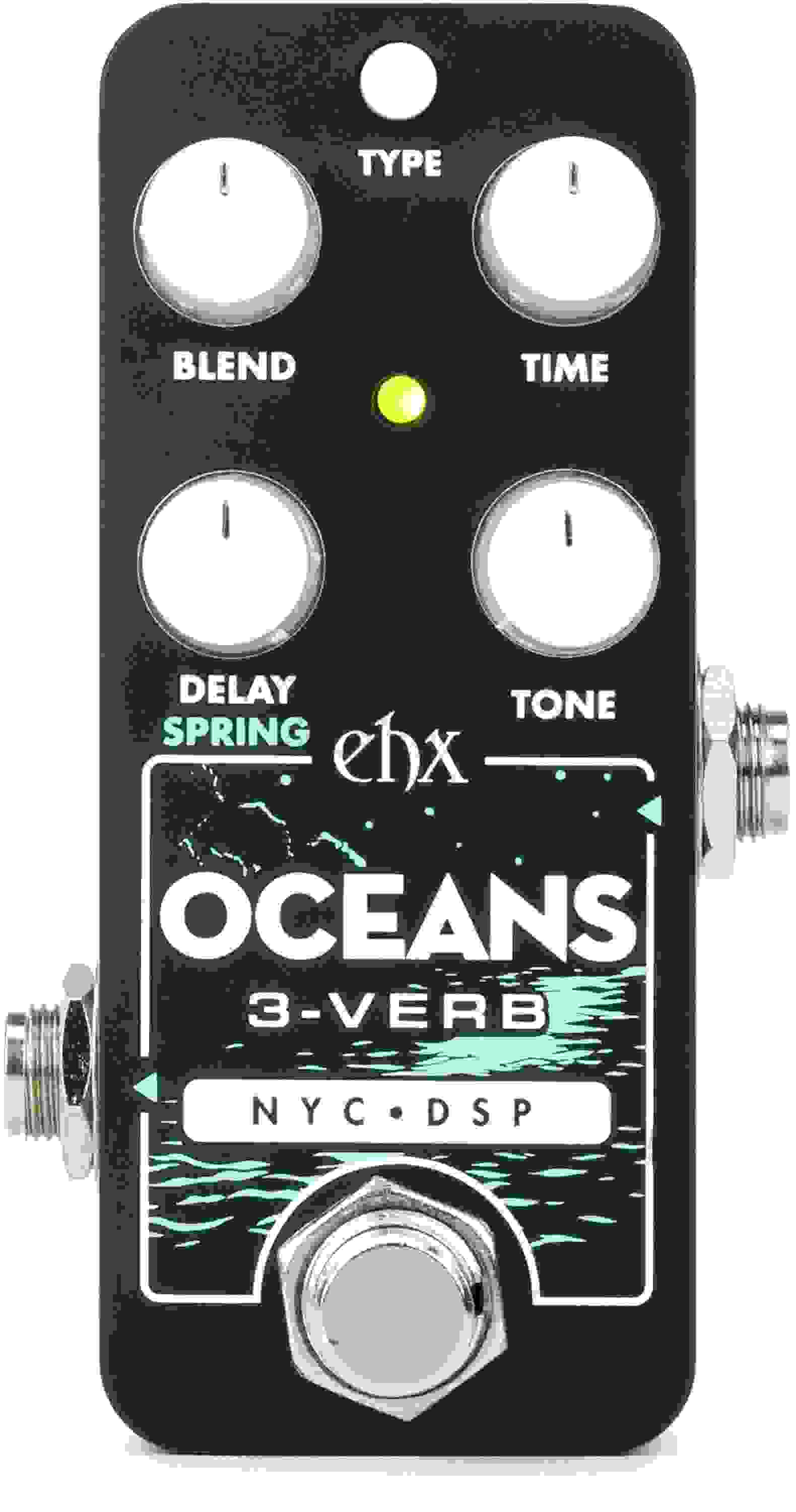 Electro-Harmonix Oceans 3-verb Reverb Pedal | Sweetwater