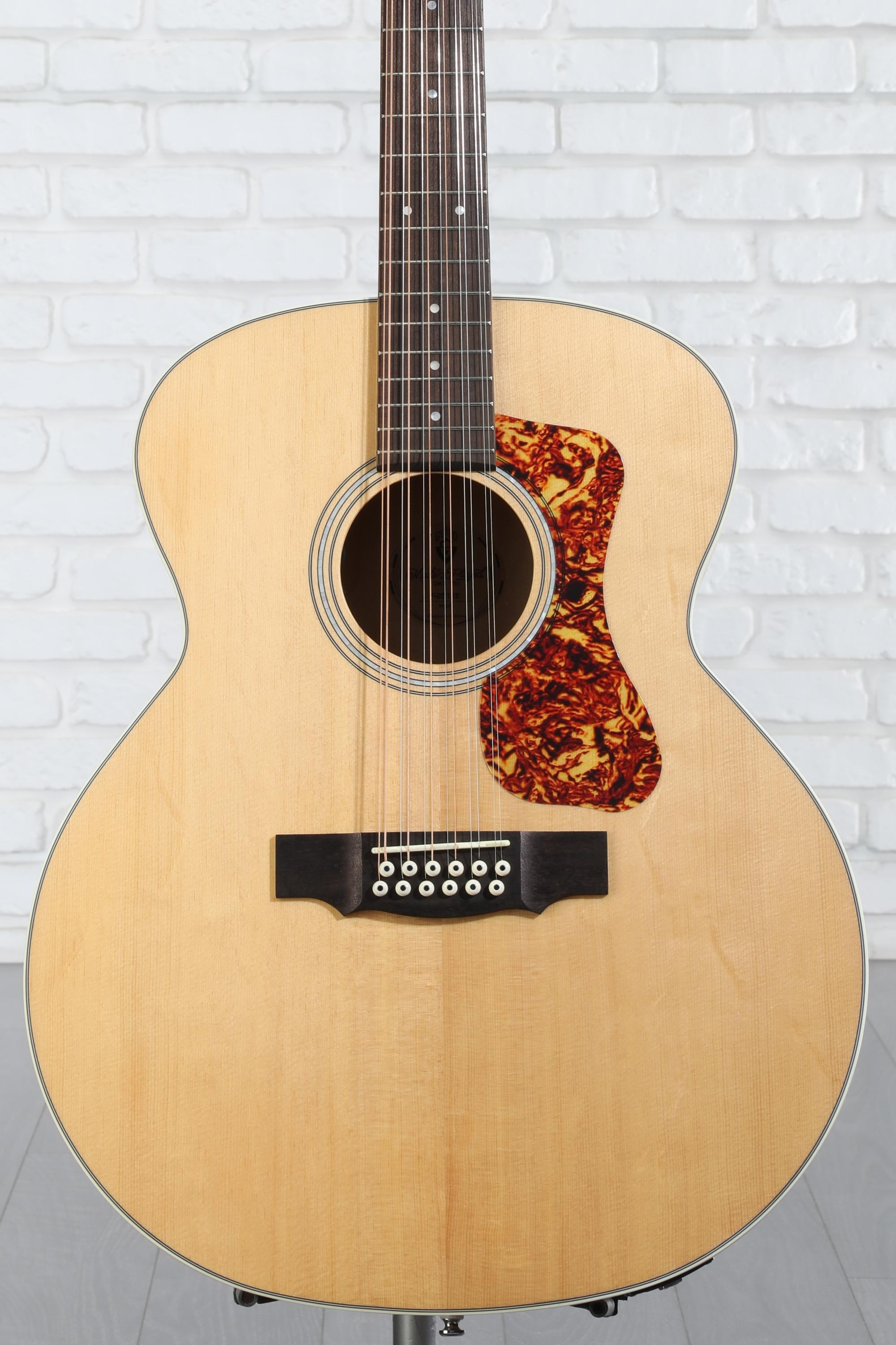 Guild F-2512E Maple, 12-String Acoustic-Electric Guitar - Blonde ...