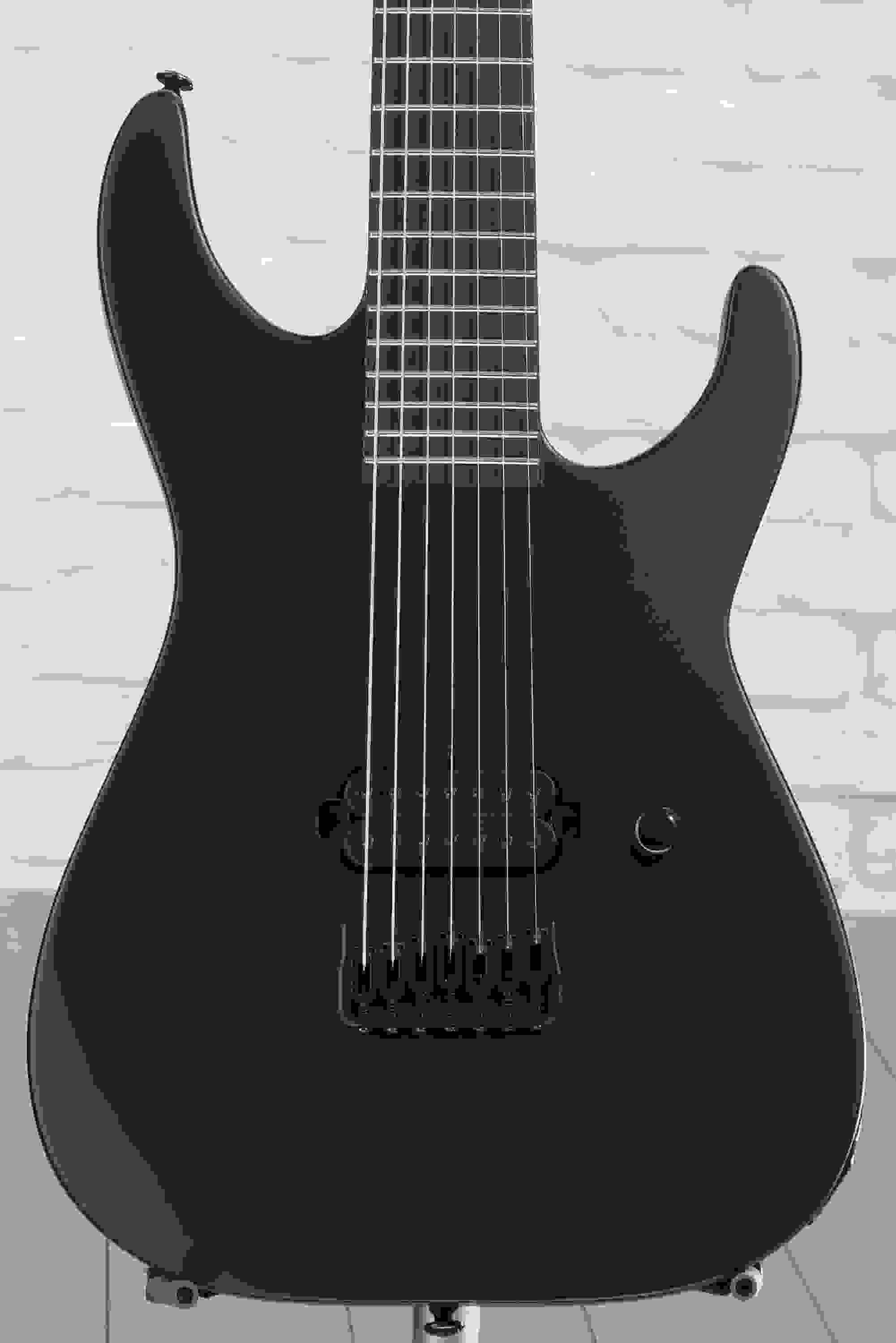 ESP LTD M-7 HT Baritone Black Metal 7-string Electric Guitar - Black ...