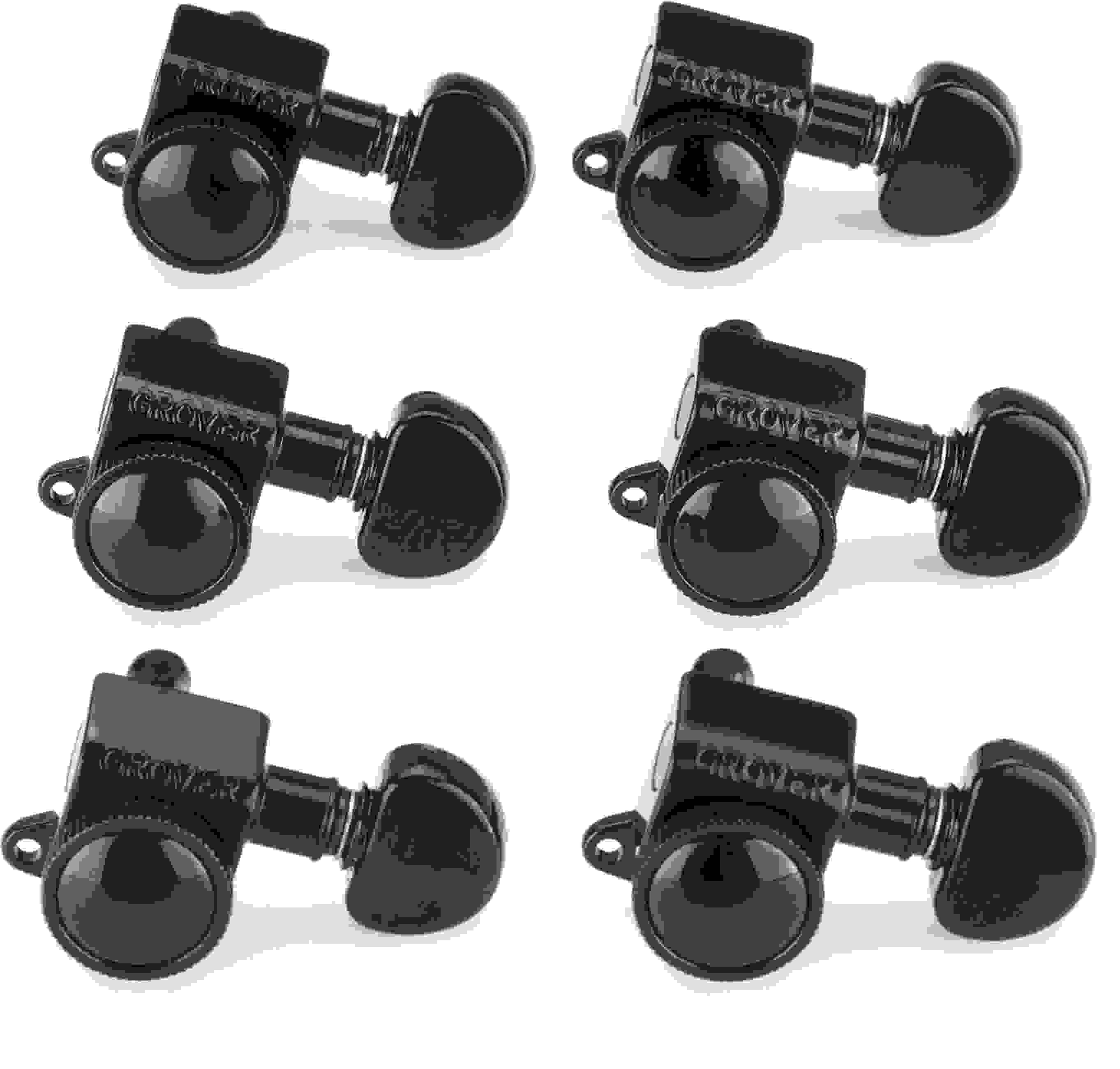 Grover 505BC6 Mini Roto-Grip Locking Rotomatic Tuners - 6 In-line Right ...