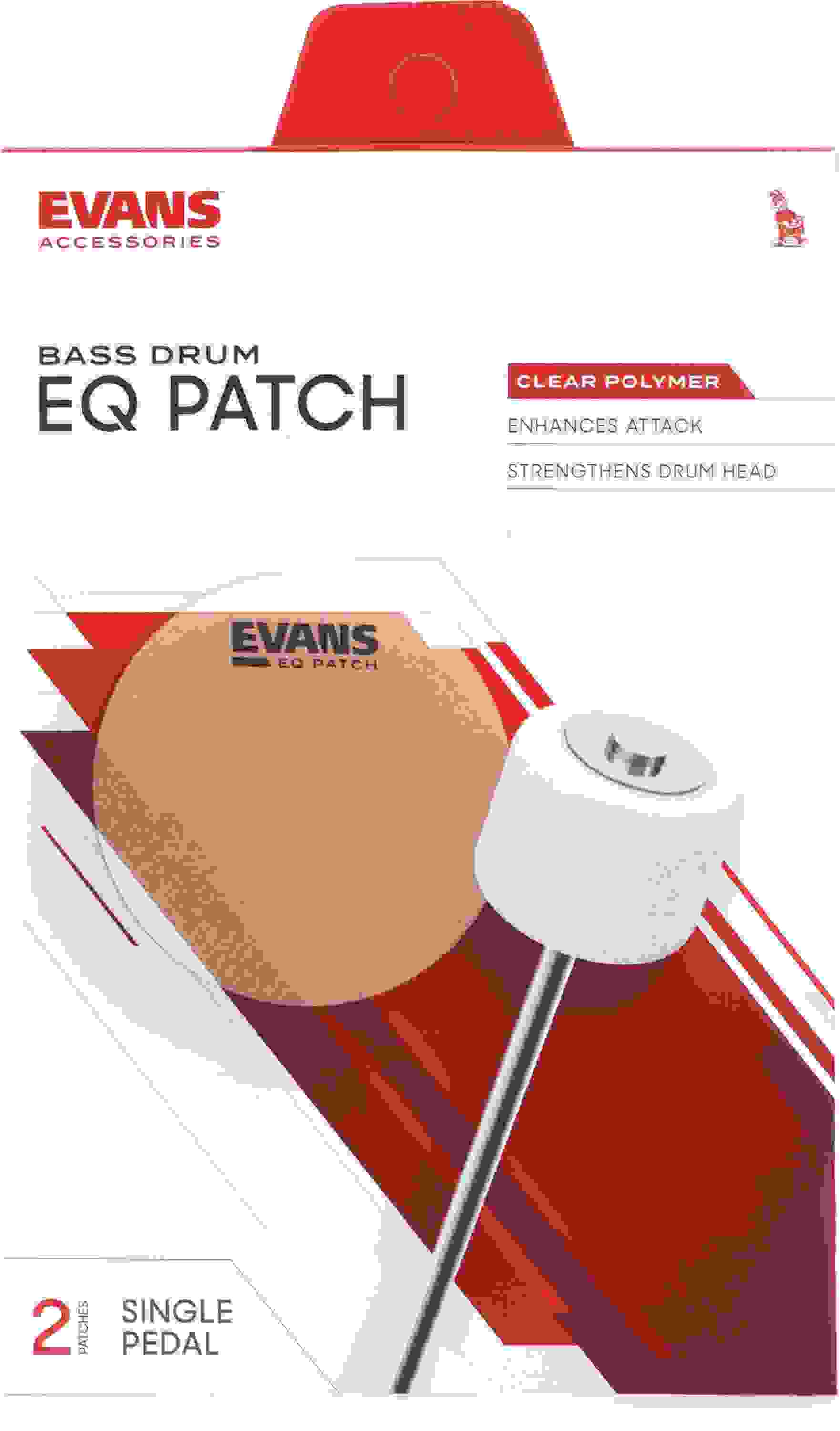 Evans Bass Drum EQ Patch - 2-pack | Sweetwater
