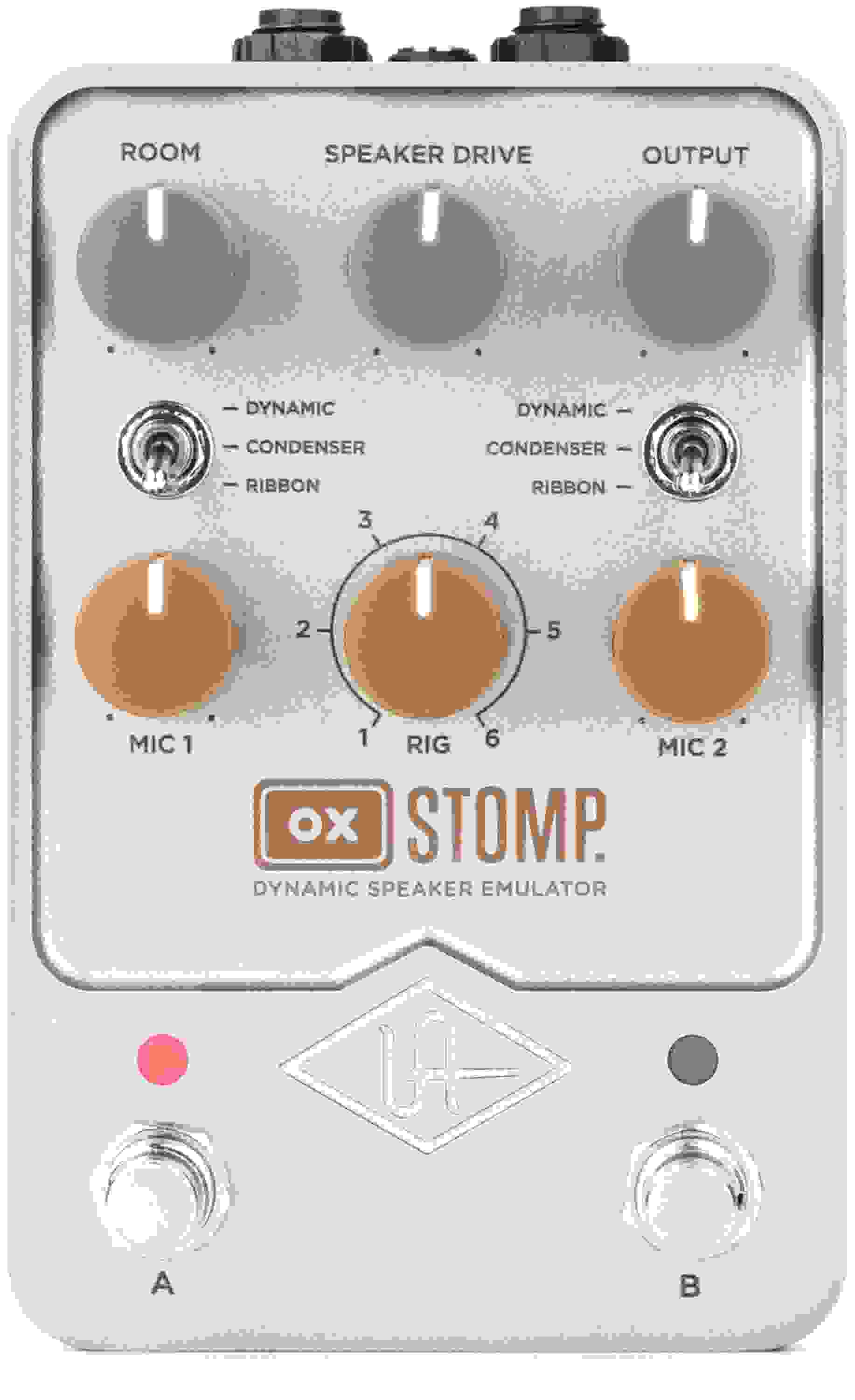 Universal Audio OX Stomp Dynamic Speaker Emulator Stereo Pedal | Sweetwater