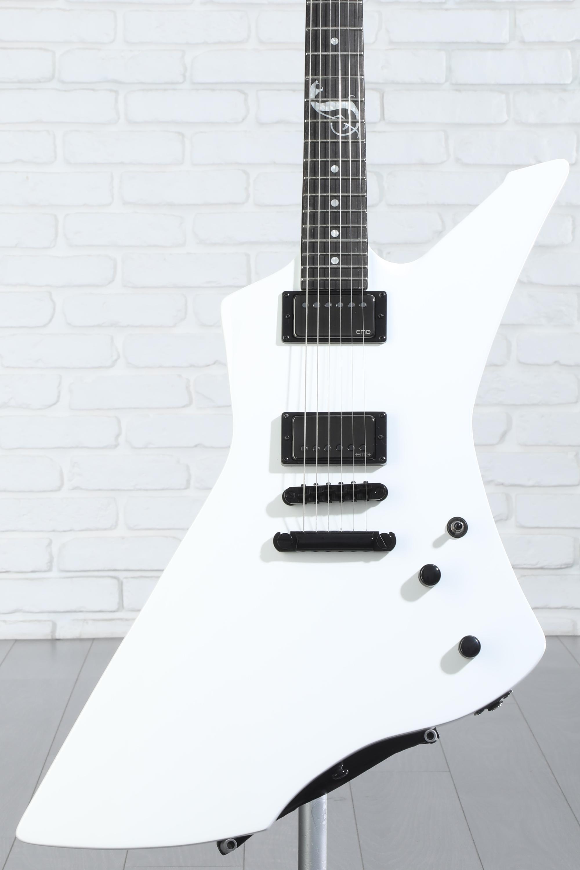 ESP LTD James Hetfield Signature Snakebyte - Snow White | Sweetwater
