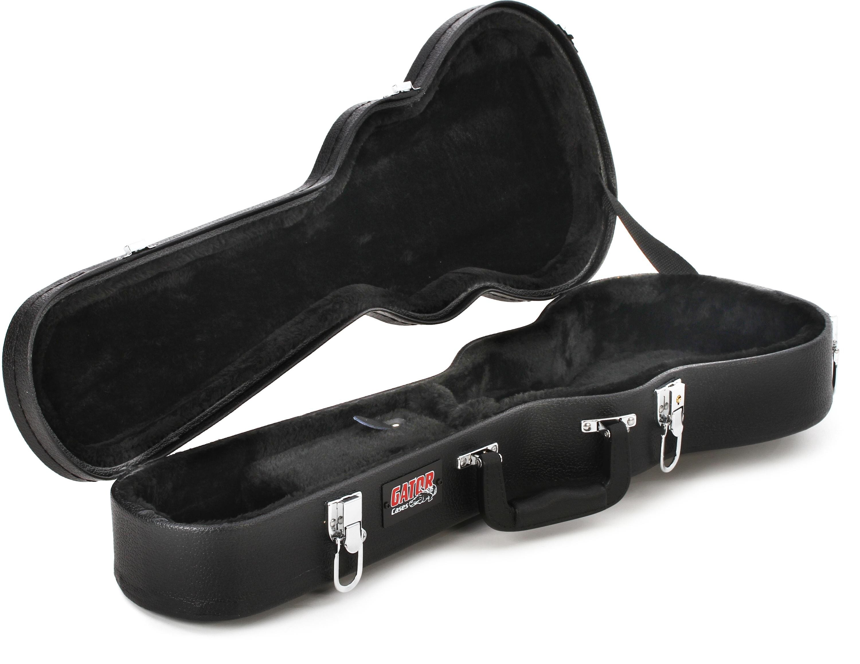 Gator Concert Ukulele Wood Case - Black | Sweetwater