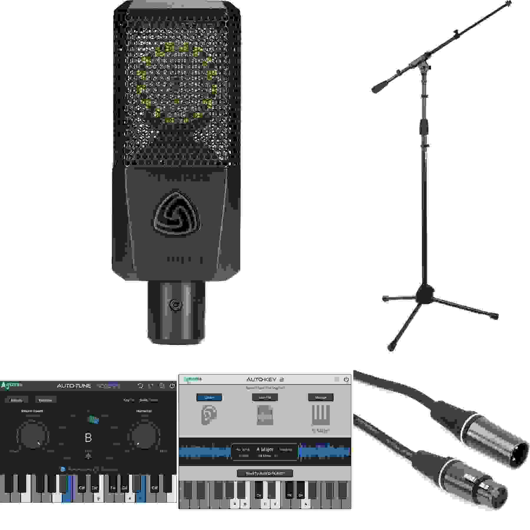 Lewitt LCT 440 PURE Condenser Microphone and AutoTune Essentials Bundle ...