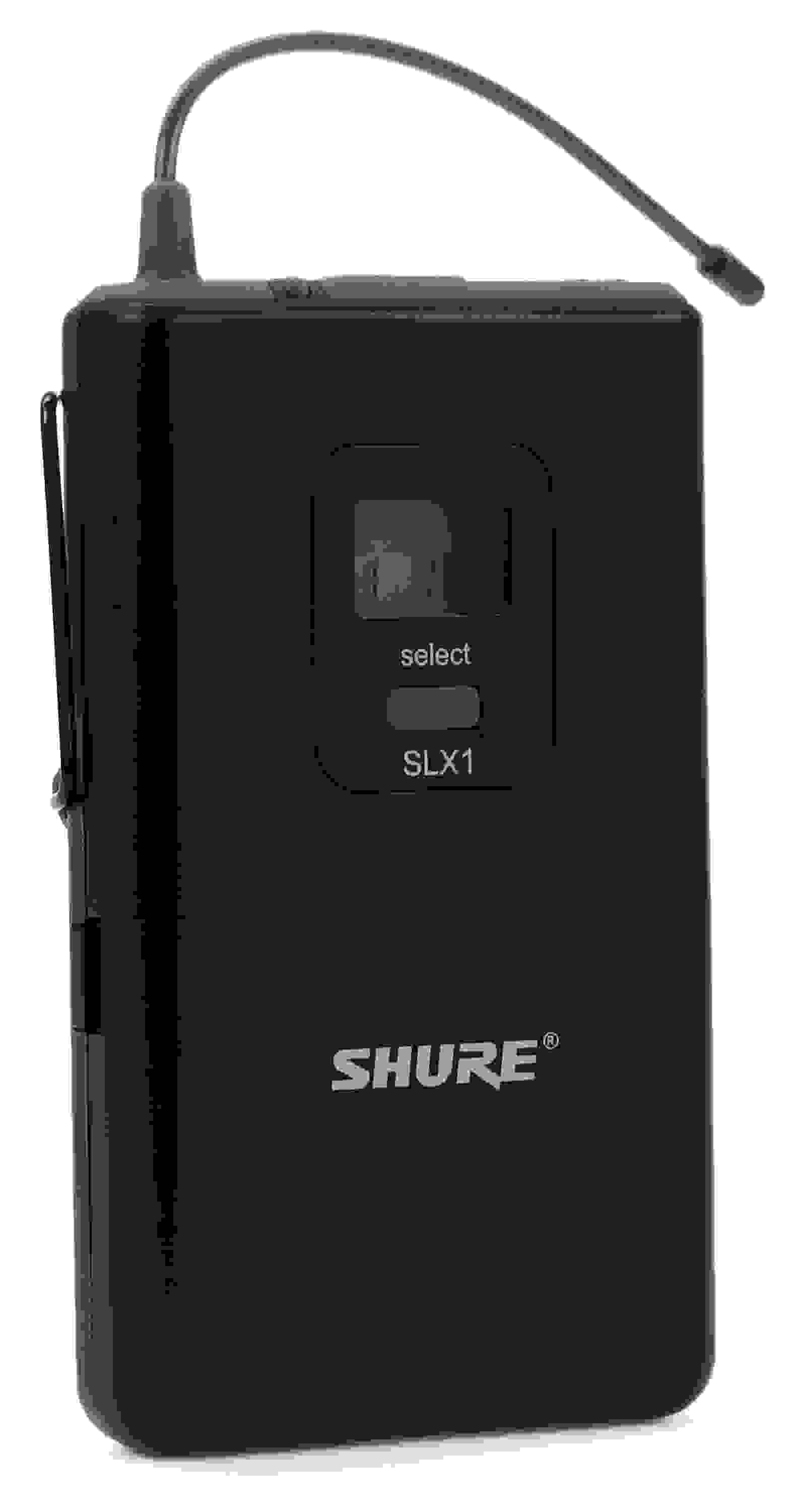 Shure SLX1 Wireless Bodypack Transmitter - J3 Band | Sweetwater